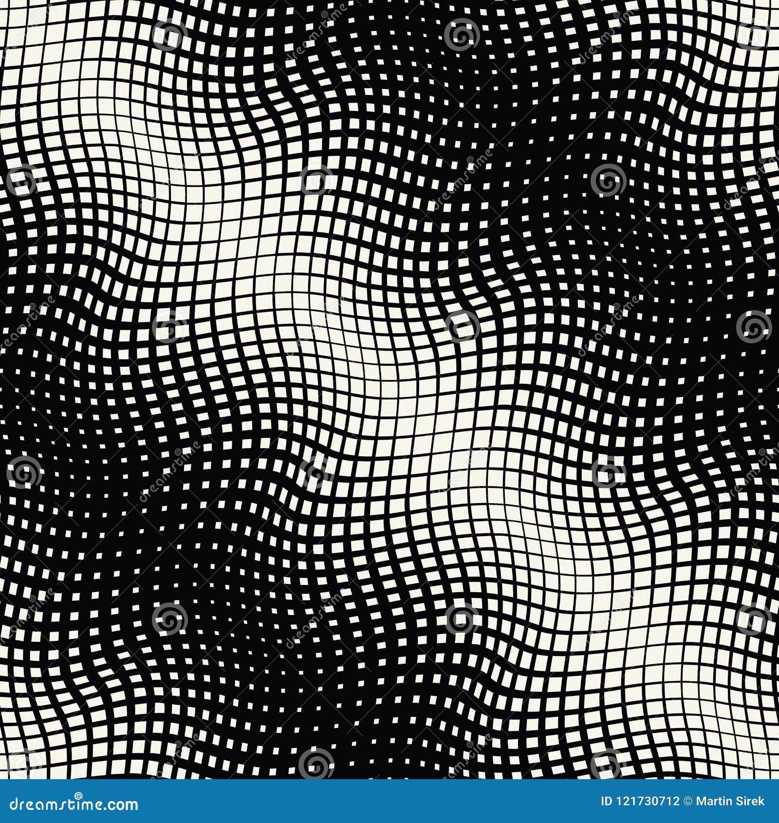 Abstract Geometric Trippy Black and White Background Pattern Stock ...