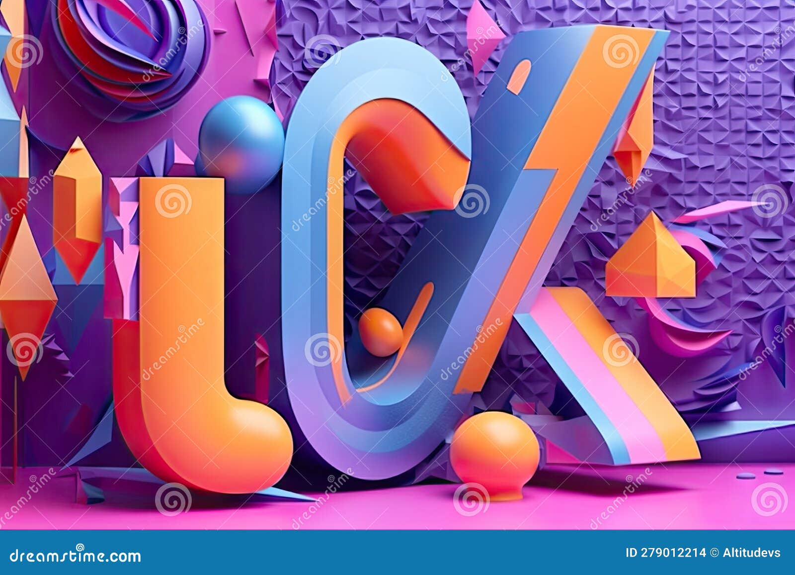 Abstract Geometric Typeface with Fluid and Abstract Letterforms Stock ...