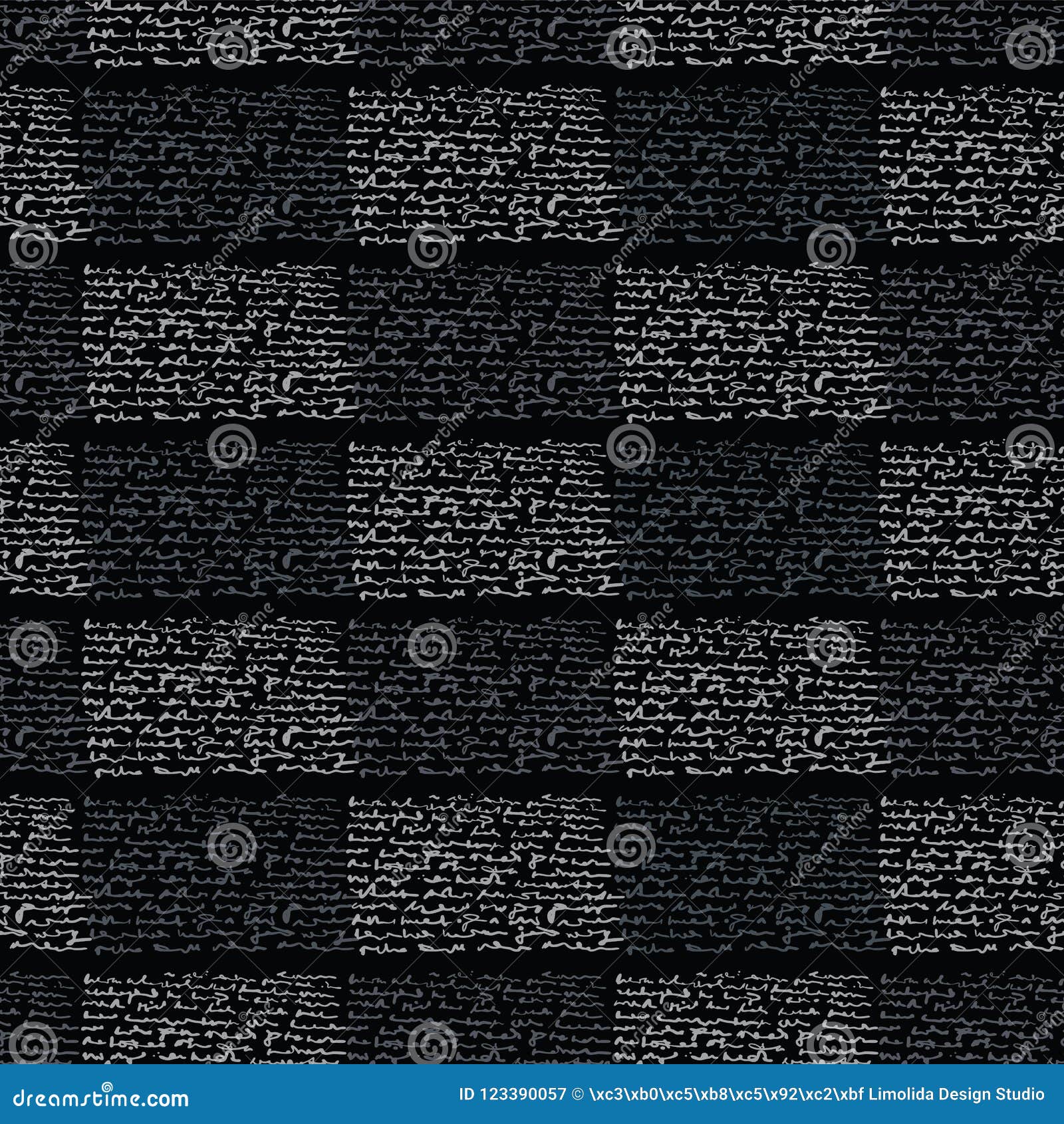 Abstract Geometric Typography Grid Black and Grey Stock Vector ...