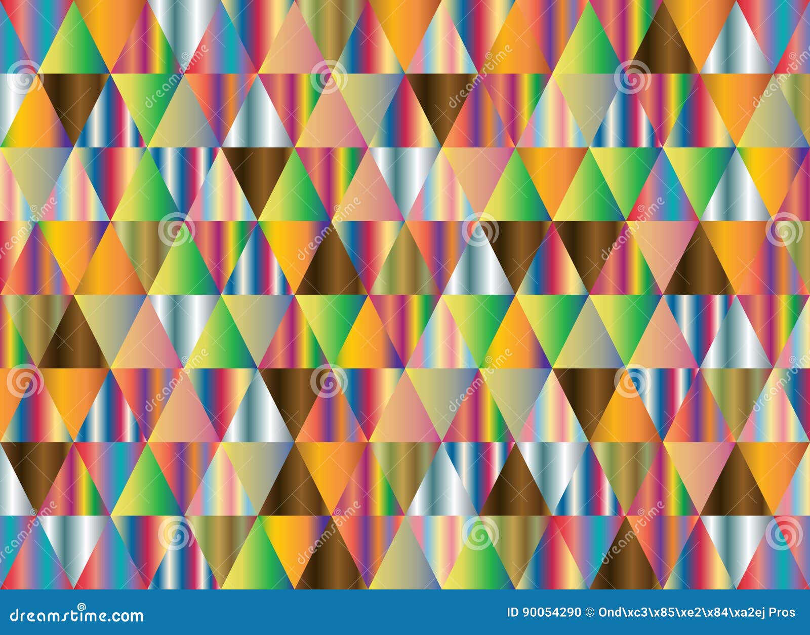 Abstract Geometric Vector Background, Triangle Pattern Stock Vector ...