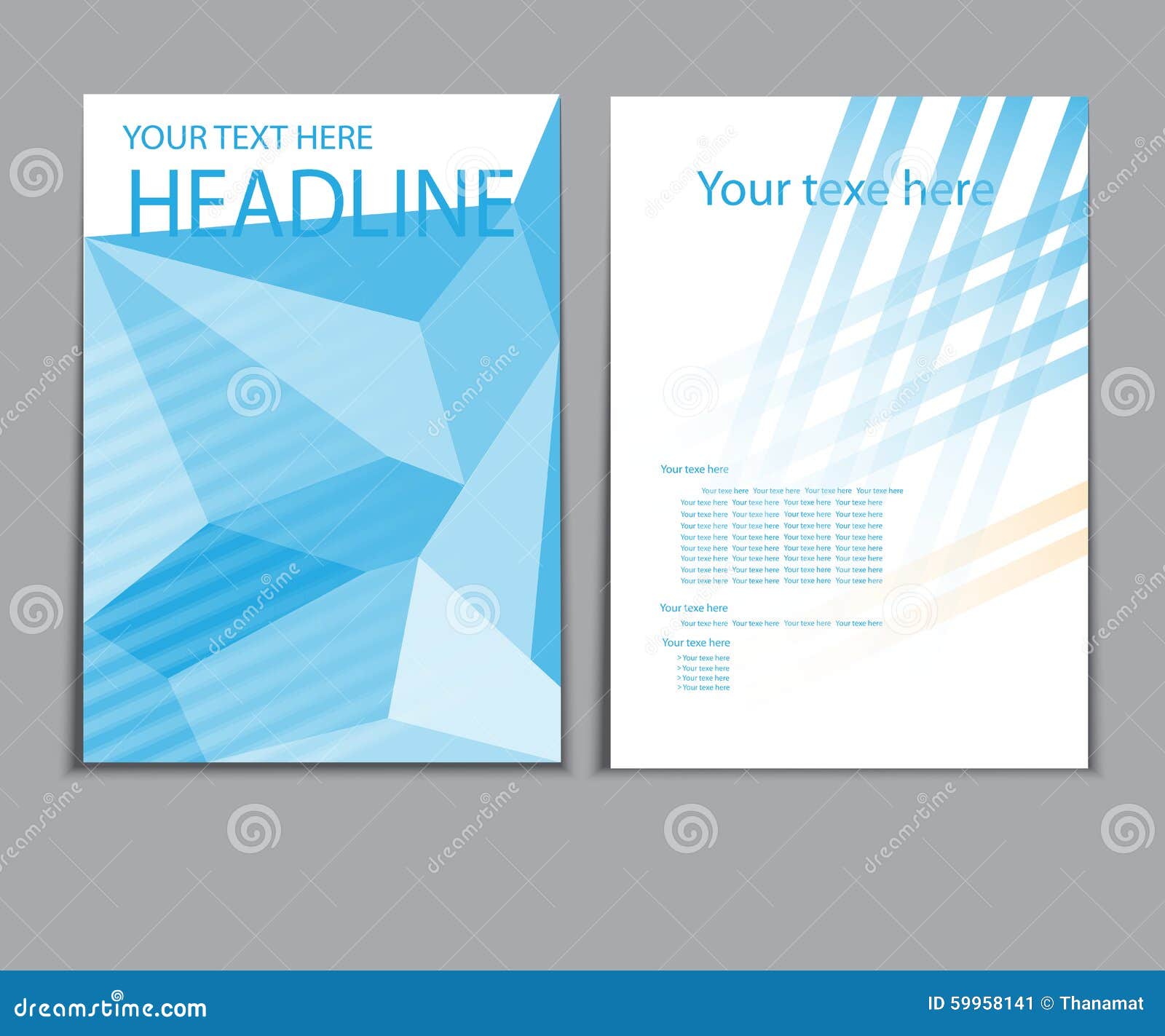 Abstract Geometric Vector Template. Stock Vector - Illustration of ...