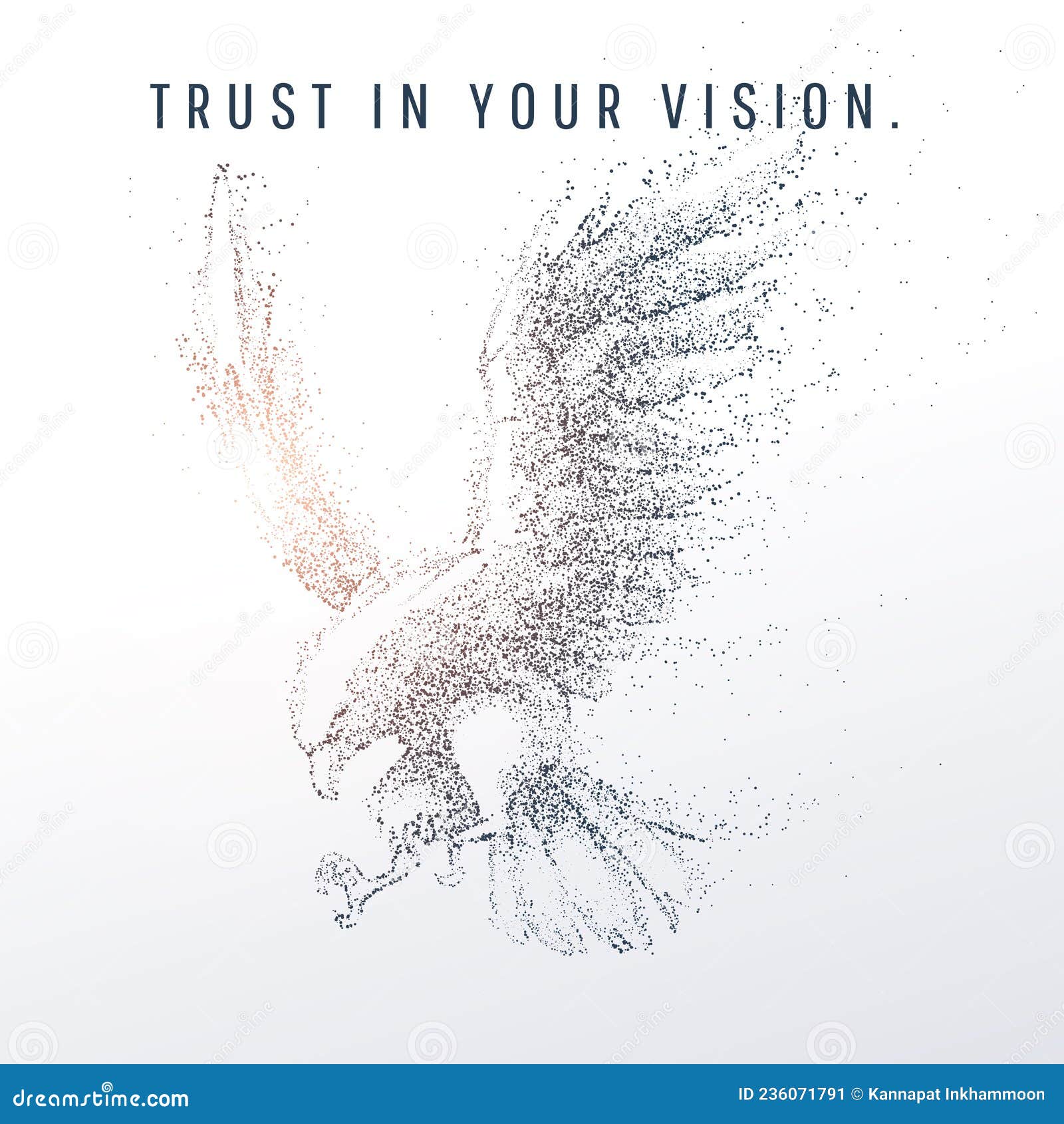 Futuristic Sci-fi Eagle Robot Alien Creature In Armor. Stock ...