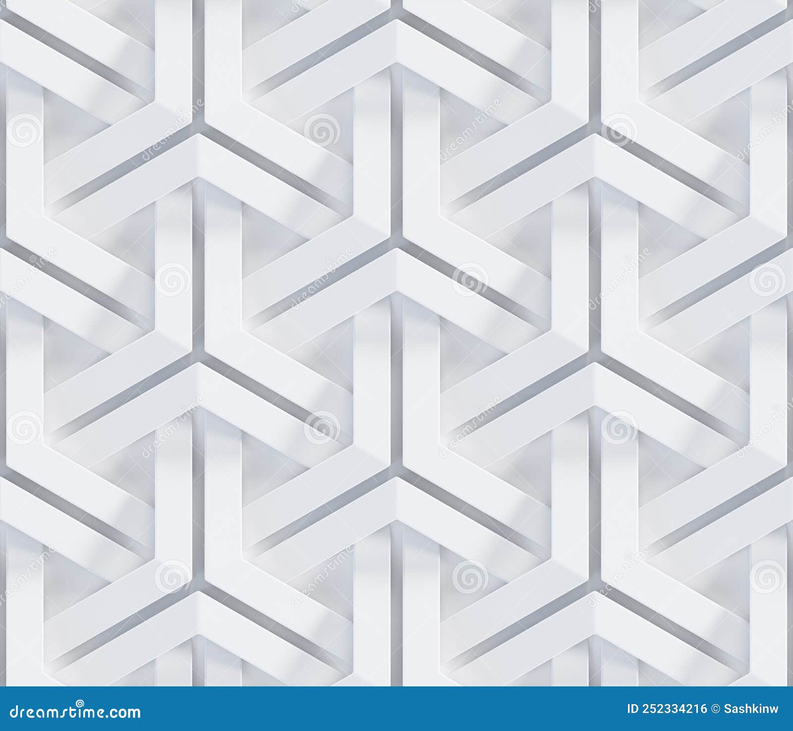 Abstract Geometric White Background. Seamless Pattern Stock ...
