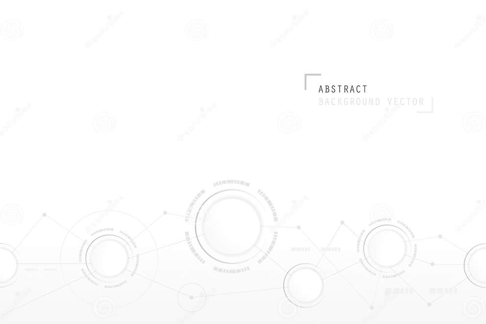 Abstract Geometric White and Gray Gradient Background. Modern and Minimal White Elements ...