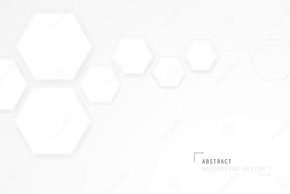 Abstract Geometric White and Gray Gradient Background. Modern and Minimal White Elements ...