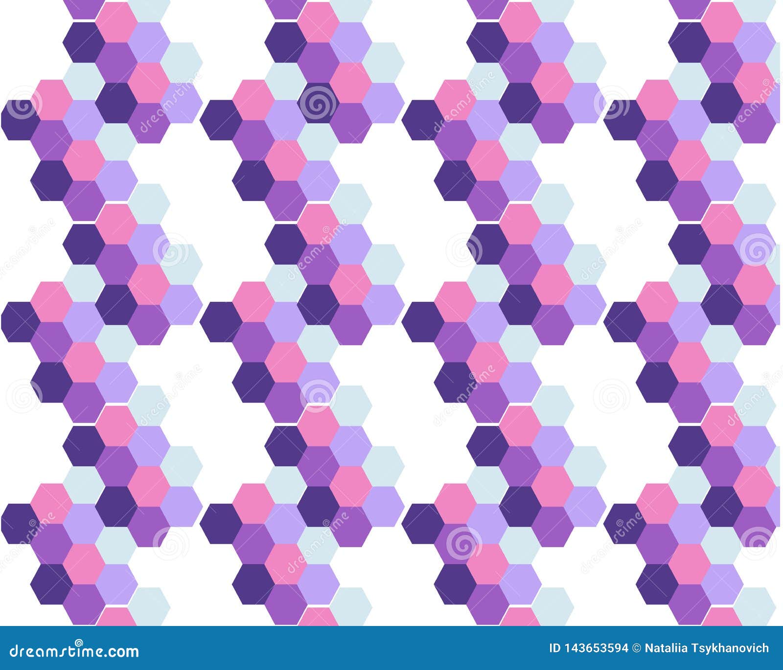 Abstract Geometrical Background Multi Colored Hexagons Stock Vector ...