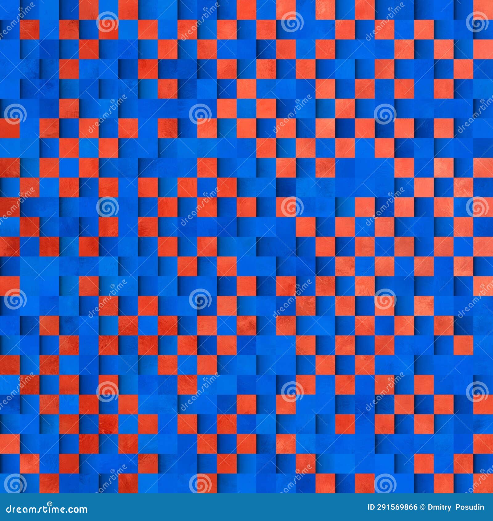 Abstract Geometrical Background. Pattern with Textured Squares Shapes ...