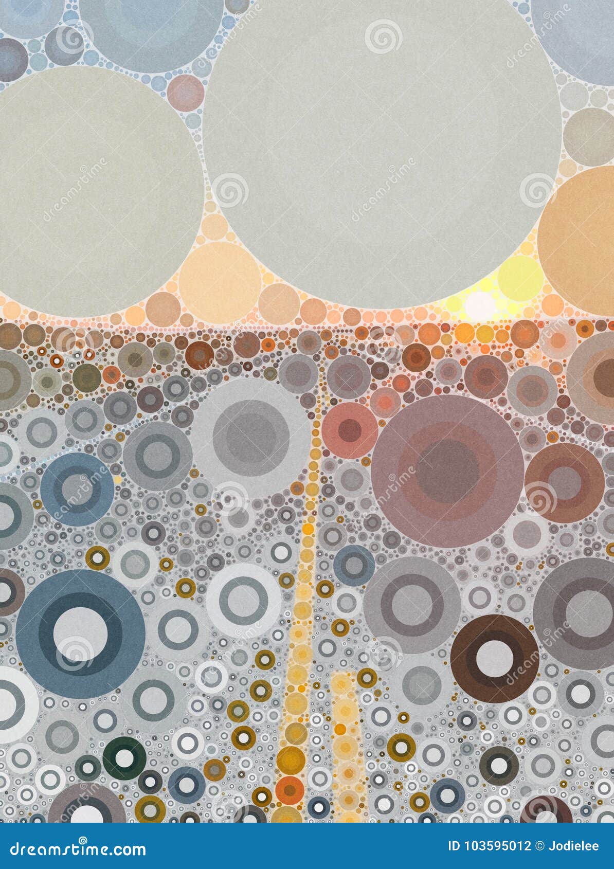 Abstract Geometrical Circular Wall Art Stock Illustration ...