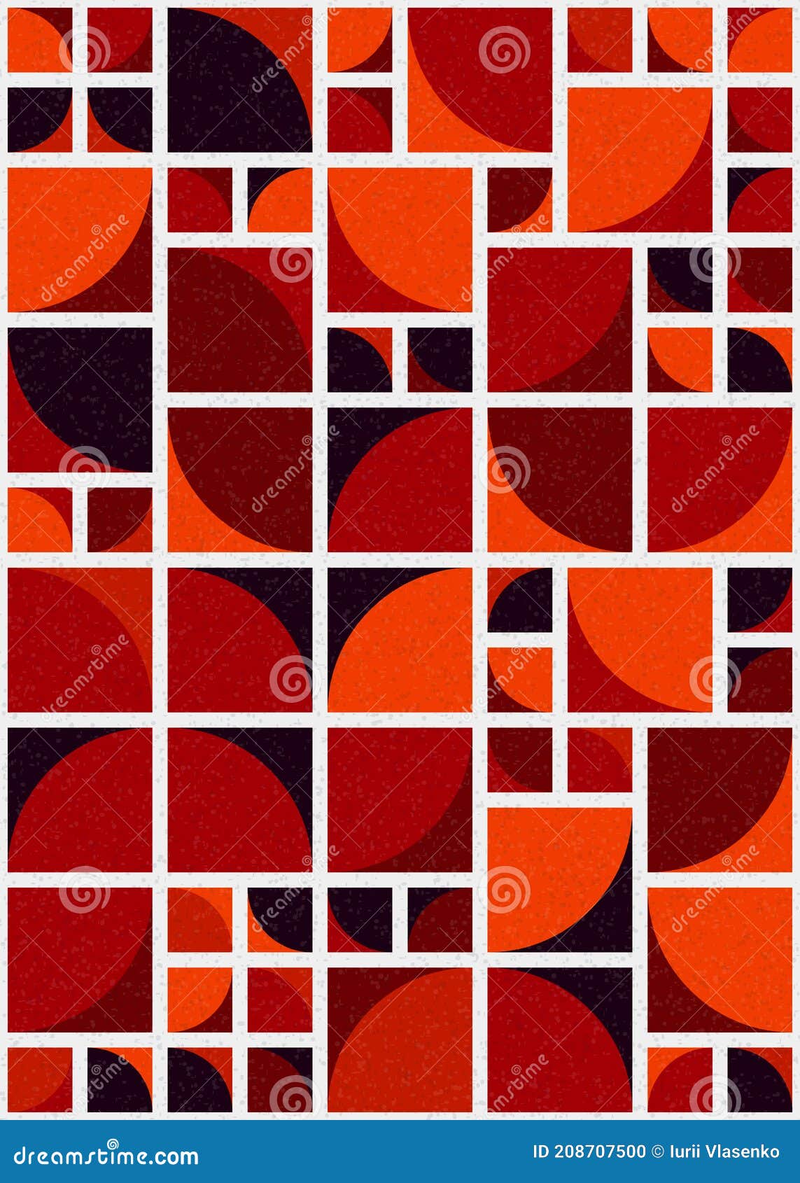 Abstract Geometric Pattern Generative Computational Art Illustration