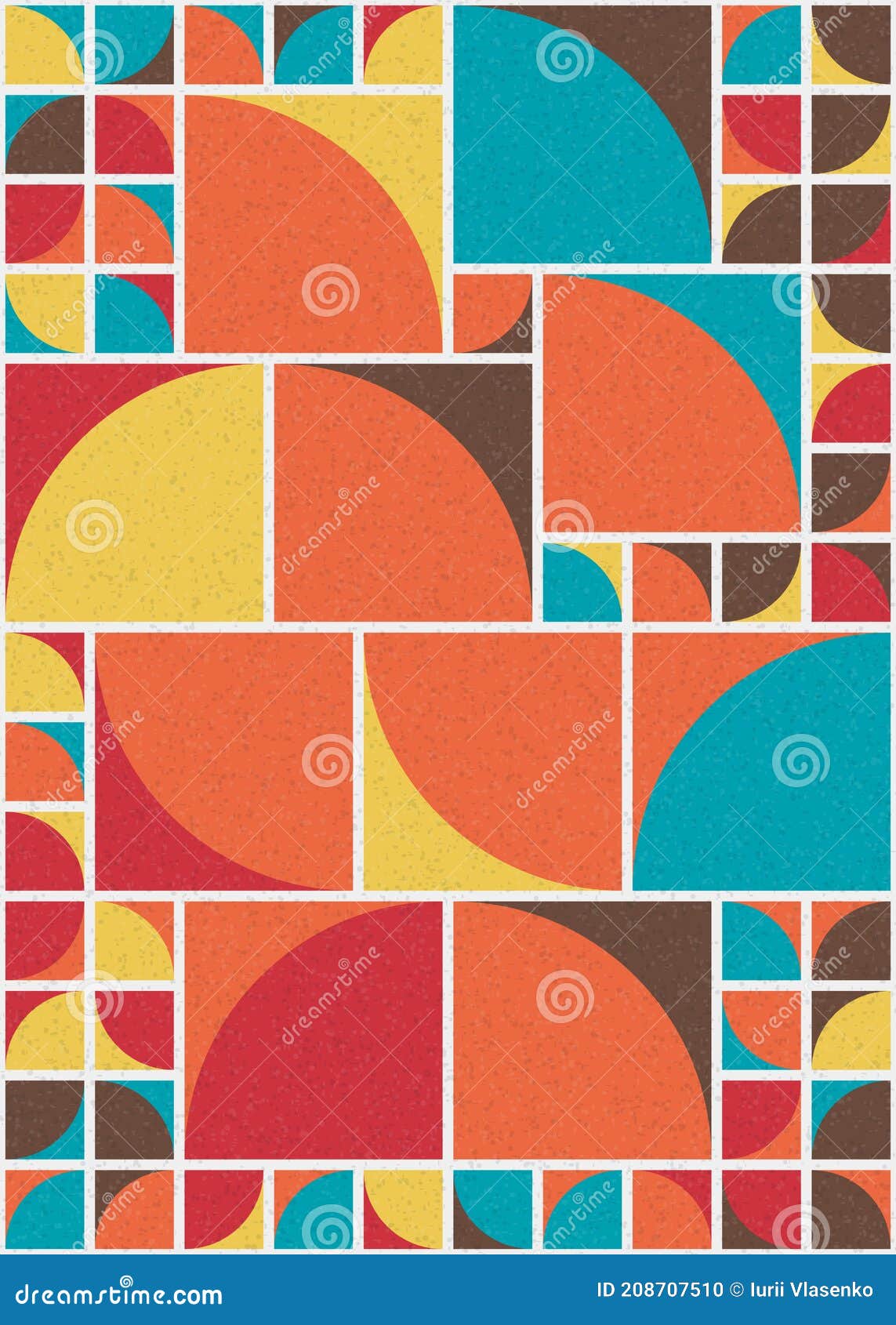 Abstract Geometric Pattern Generative Computational Art Illustration