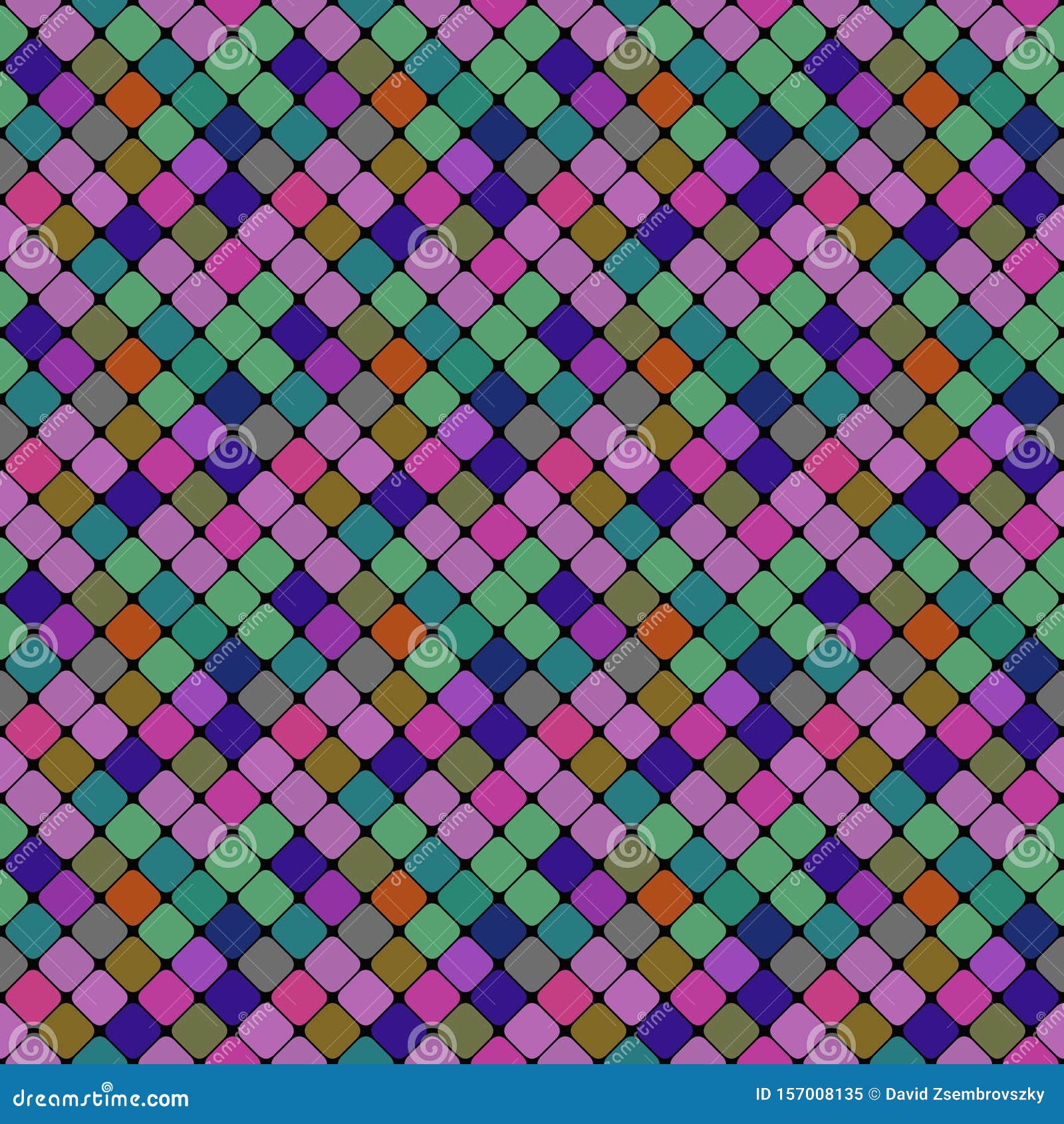 Abstract Geometrical Multicolor Square Pattern Background Design Stock ...