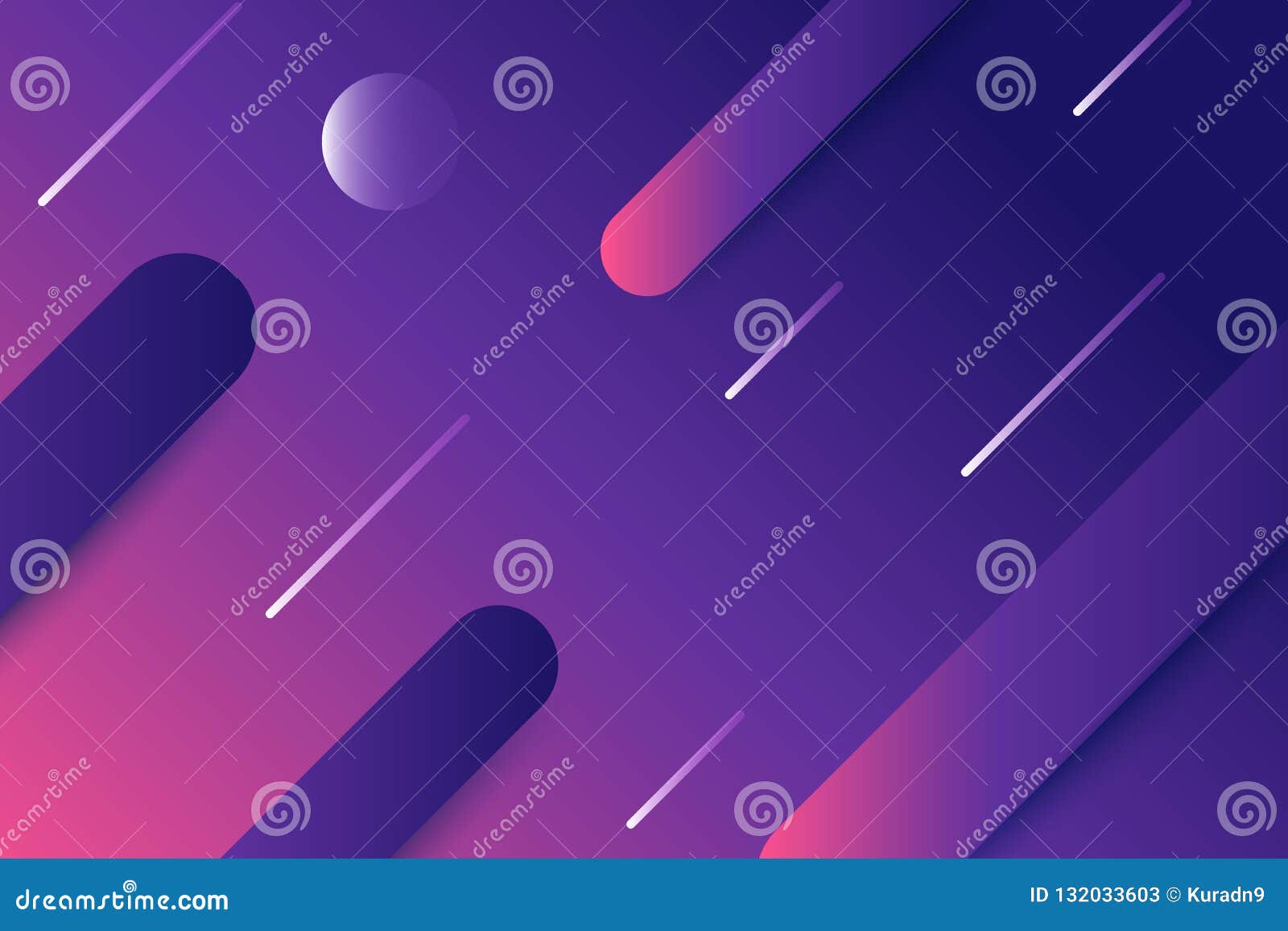 Abstract Geometrical Space Galaxy Violet Gradient Background with ...