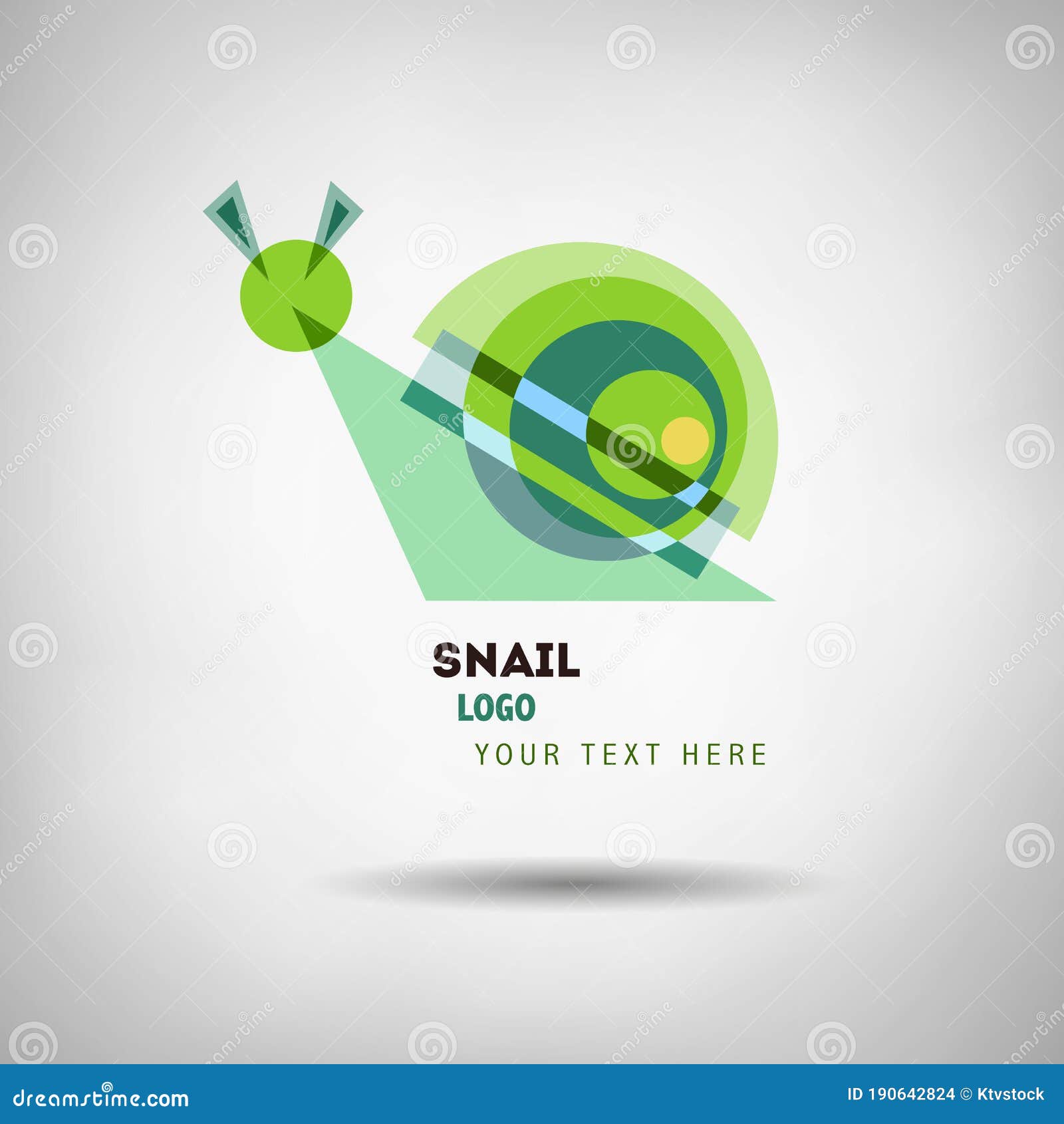 Abstract Geometrical Style Snail Logo. Stock Vector - Illustration of ...