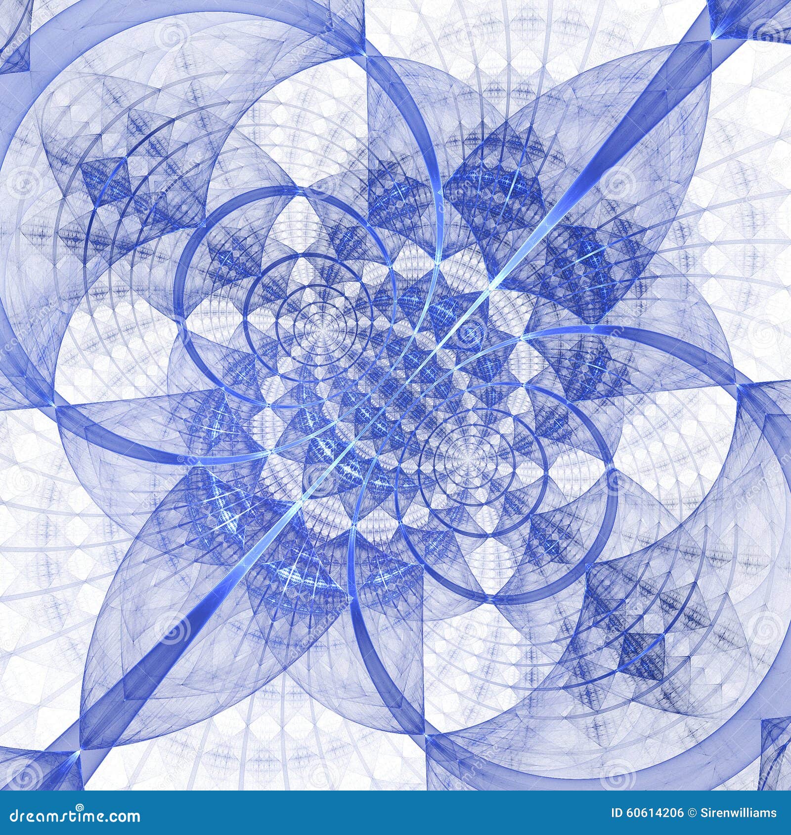 Abstract Geometrisch Ornament Op Witte Achtergrond Stock Illustratie ...