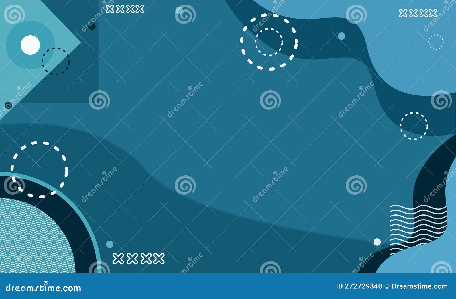 Abstract Geometry Blue Background with Copy Spaces Stock Vector ...