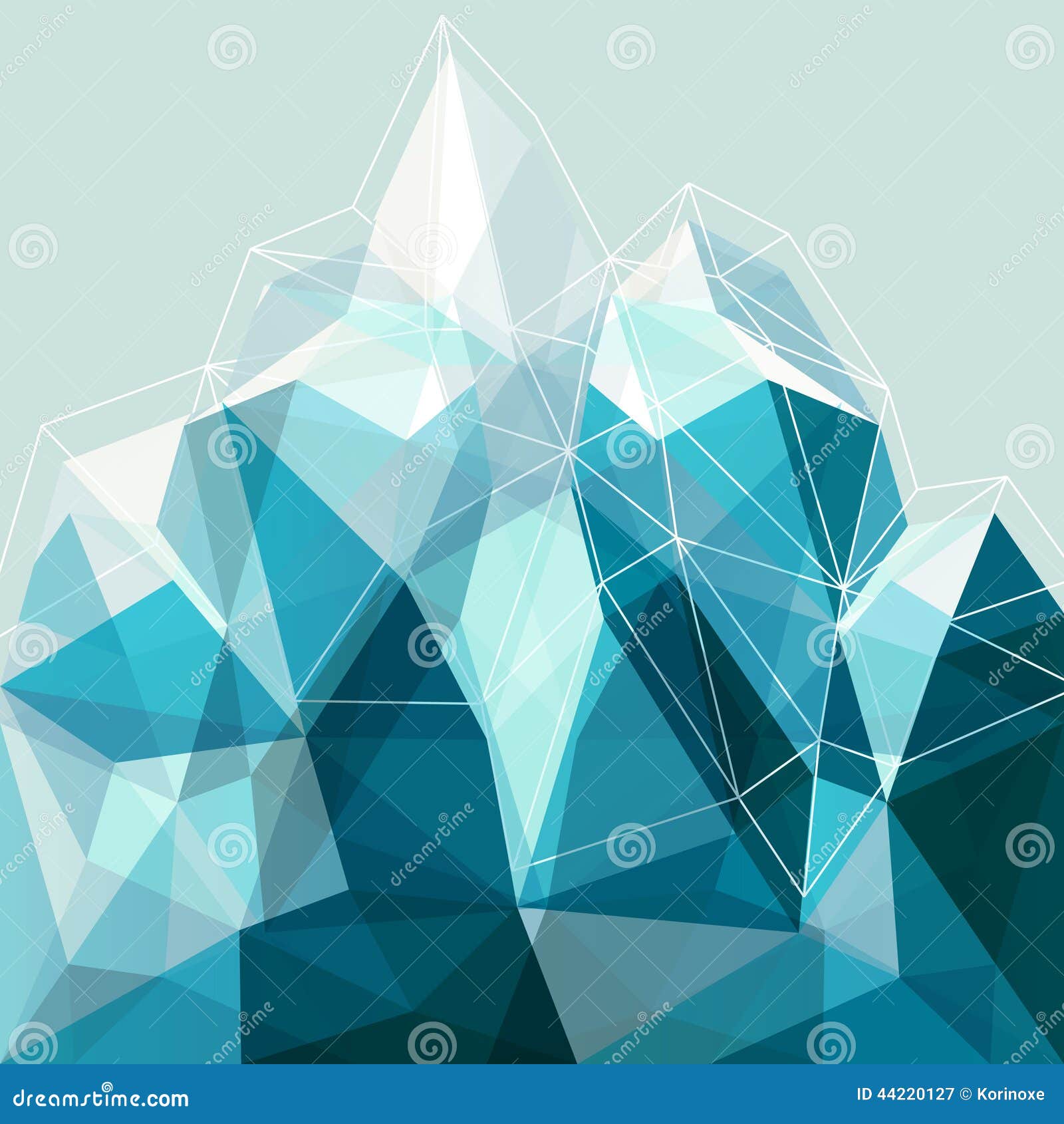 Abstract Geometry Background. Harmonic Rectangle Decomposition Vector ...