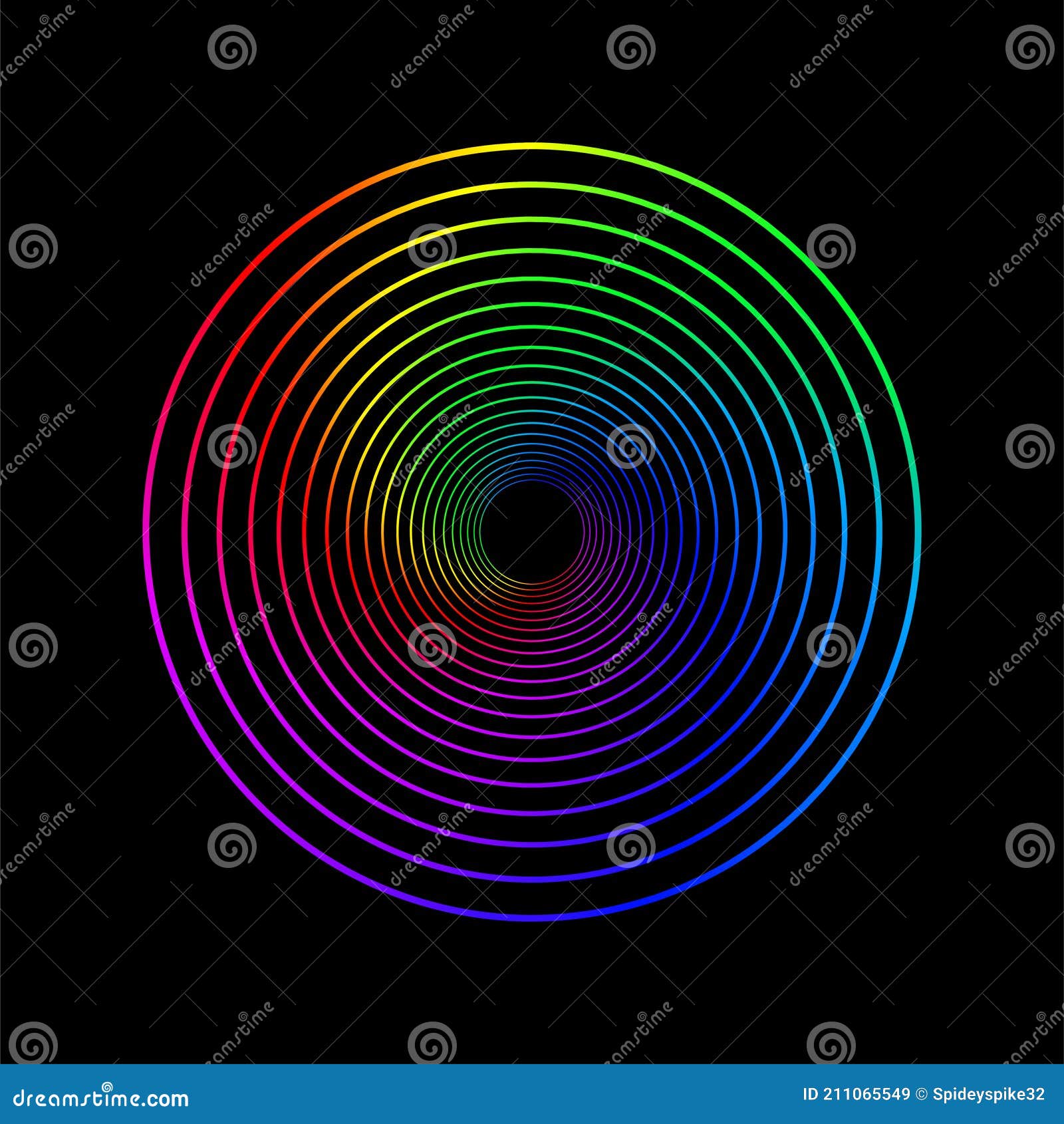 The Abstract Geometry - Circle. Isolated Vector Illustration Stock ...
