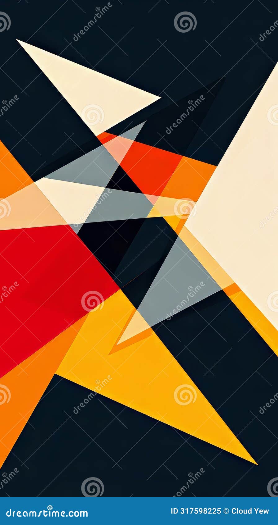 Abstract Geometry in Minimalist Form Stock Illustration - Illustration ...
