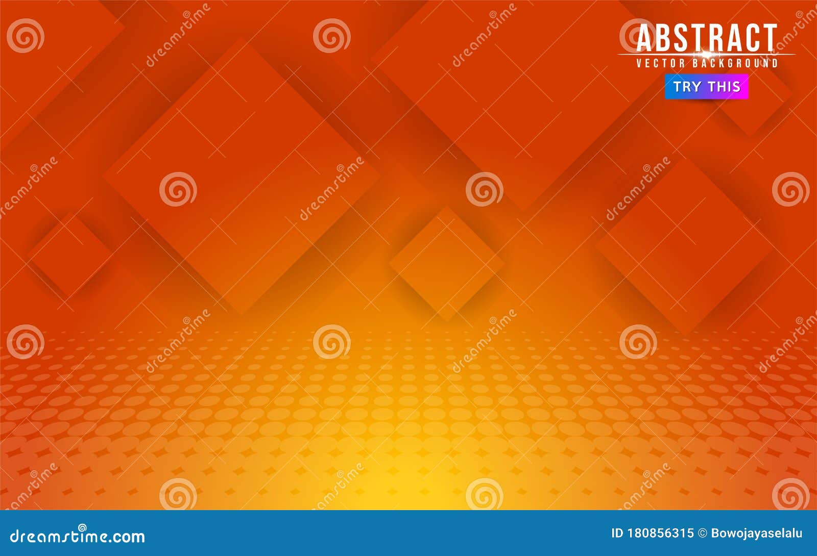 Abstract Geometry Orange Background. Modern Abstract Geometry ...