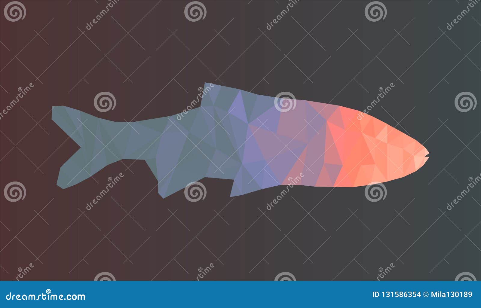 Abstract Geometry Polygonal Fish, Low Poly Vector Illustration Stock ... Abstract Geometry Polygonal Fish, Low Poly Vector Illustration Stock ...