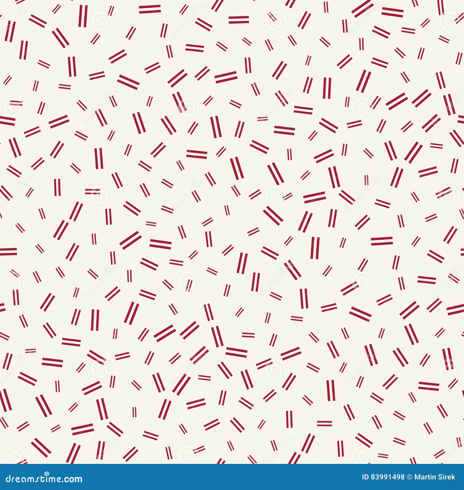 Abstract Geometry Red Memphis Style Fashion Pattern Stock Vector ...