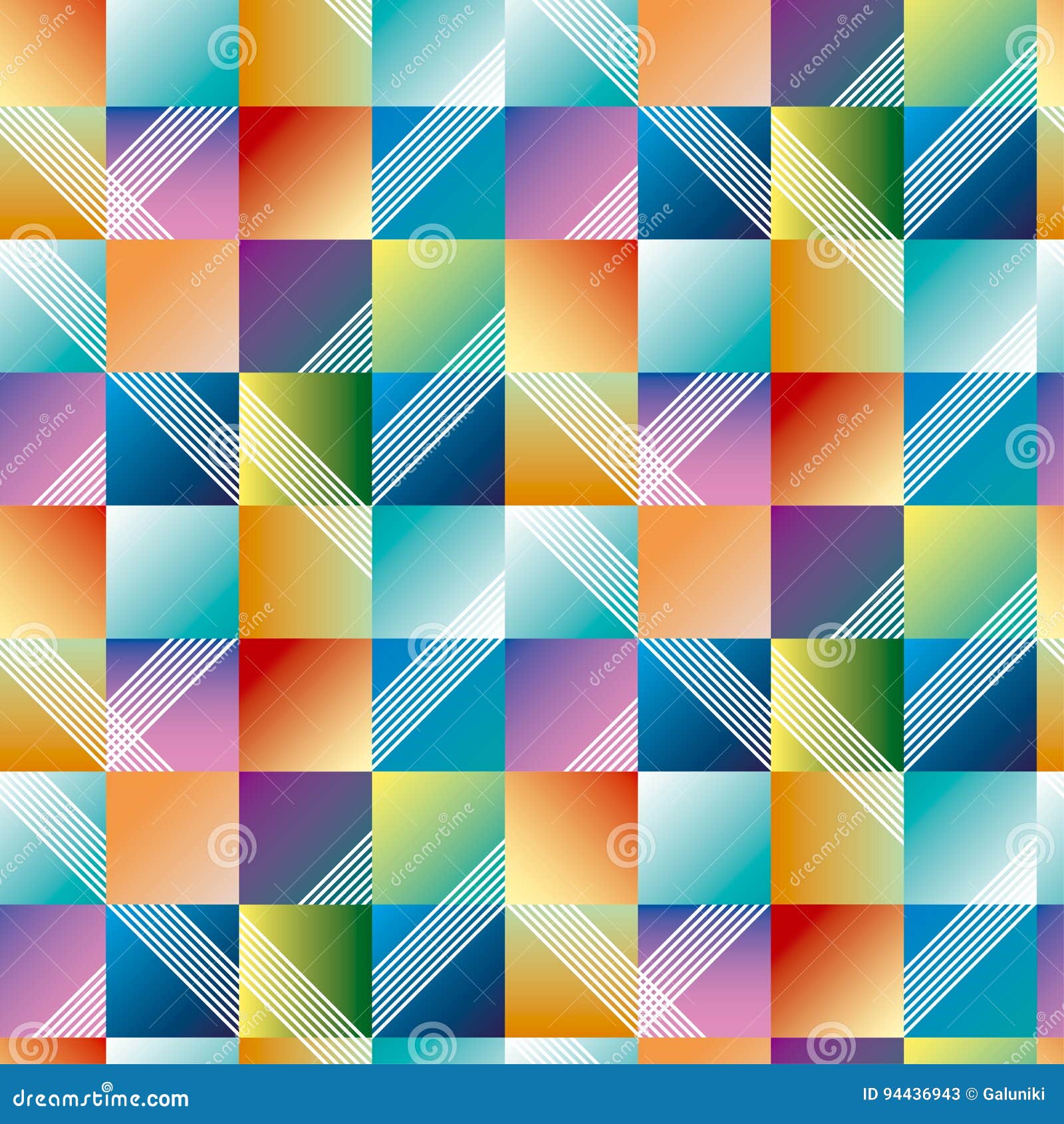 Abstract Geometry Seamless Pattern for Surface Design. Vector Il Stock ...