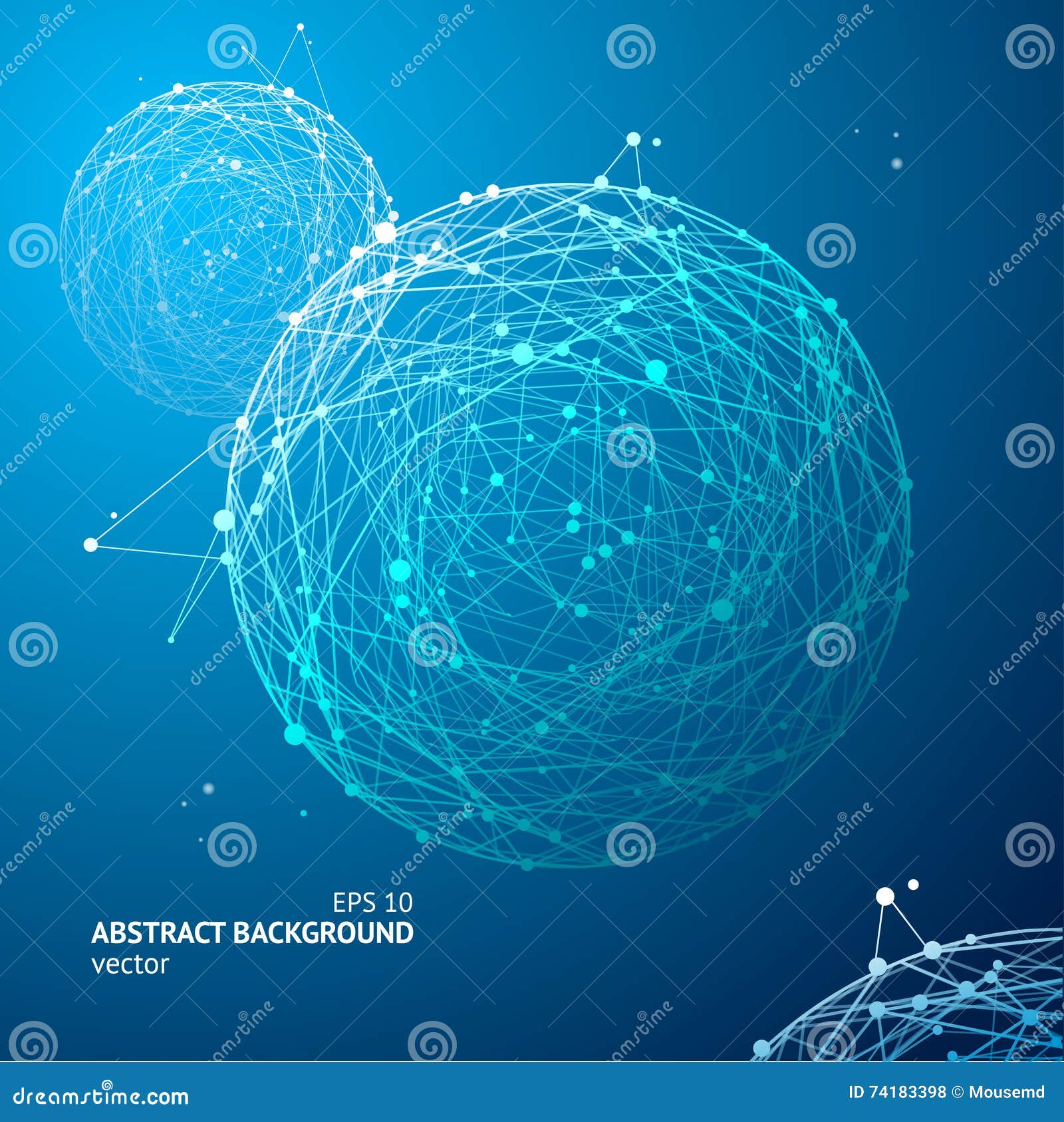 Abstract Geometry Sphere Background. Vector Stock Vector - Illustration ...