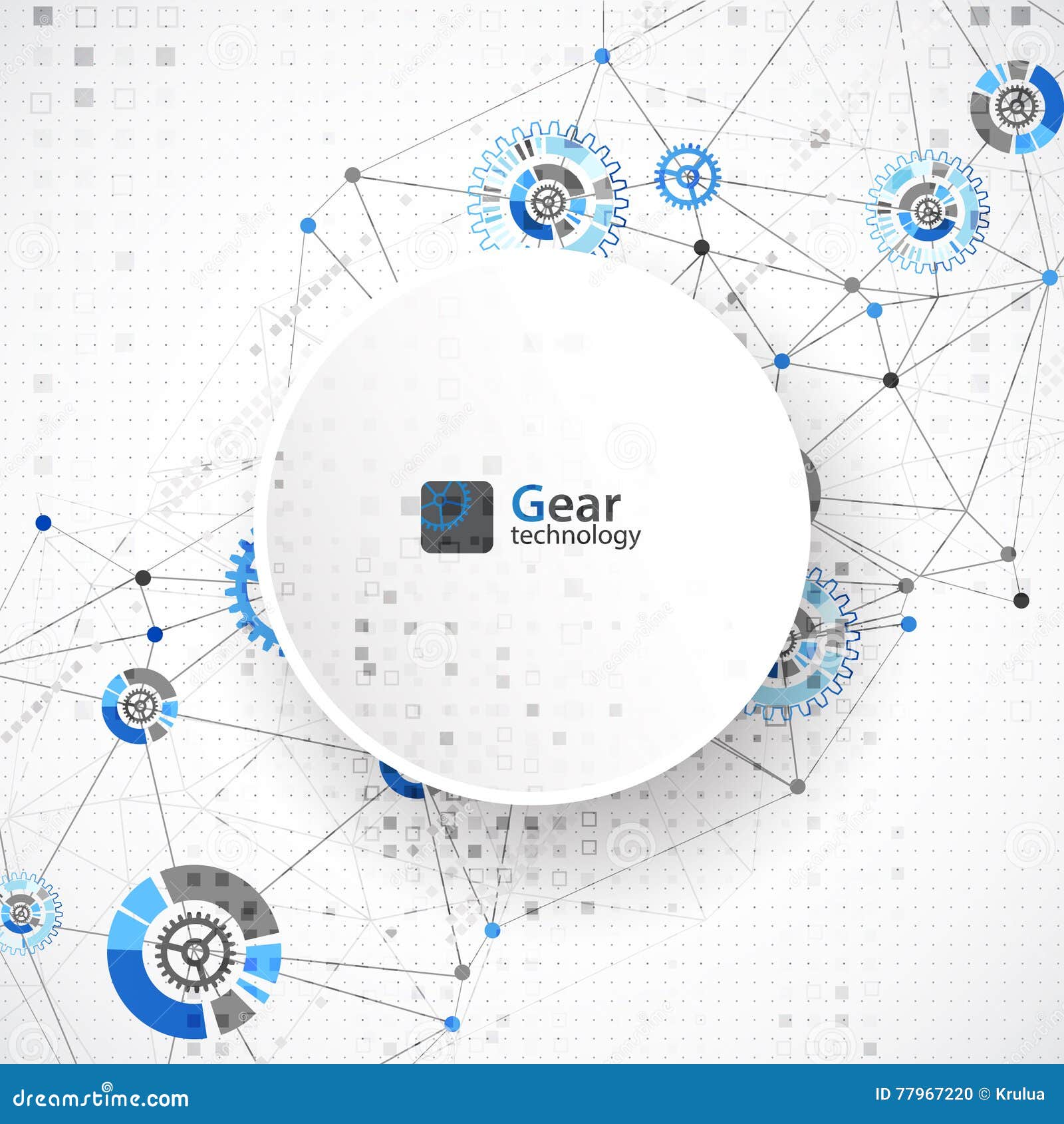 Abstract Geometry Technology Background. Stock Vector - Illustration of ...