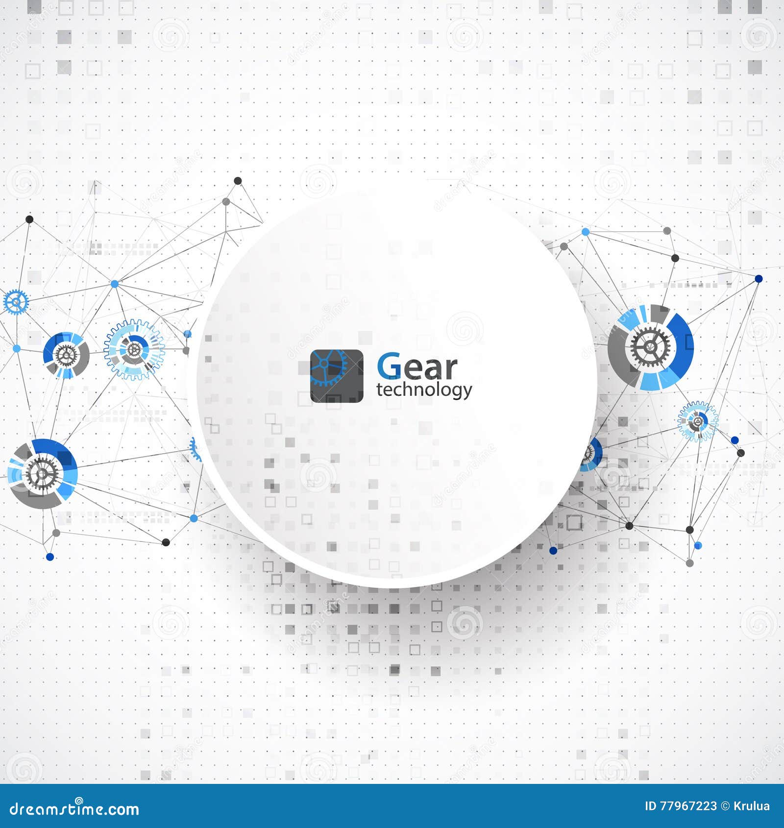 Abstract Geometry Technology Background. Stock Vector - Illustration of ...