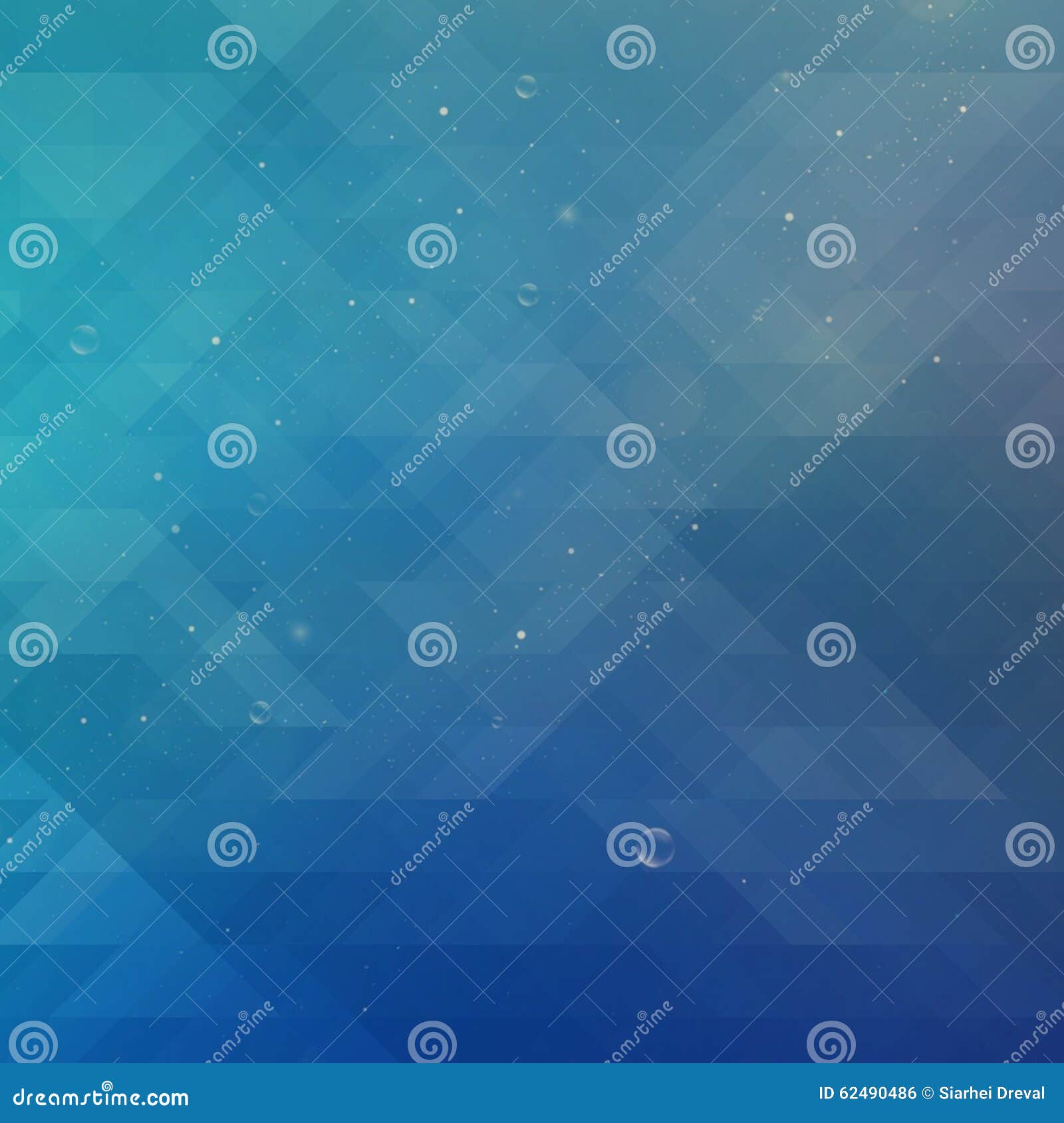 Abstract Geometry Triangles Bright Colorful Blue Pattern Stock ...