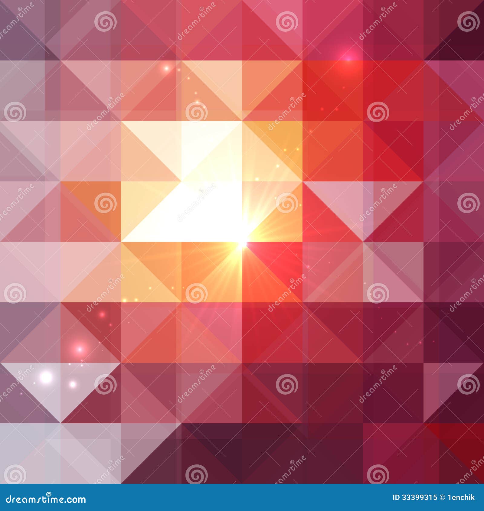 Abstract Geometry Triangles Shining Pattern Stock Illustration ...