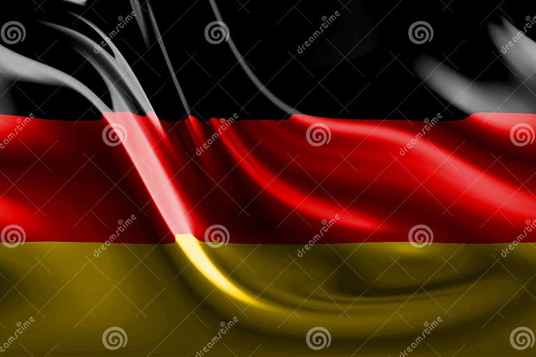 Abstract German flag stock illustration. Illustration of moving - 4226878