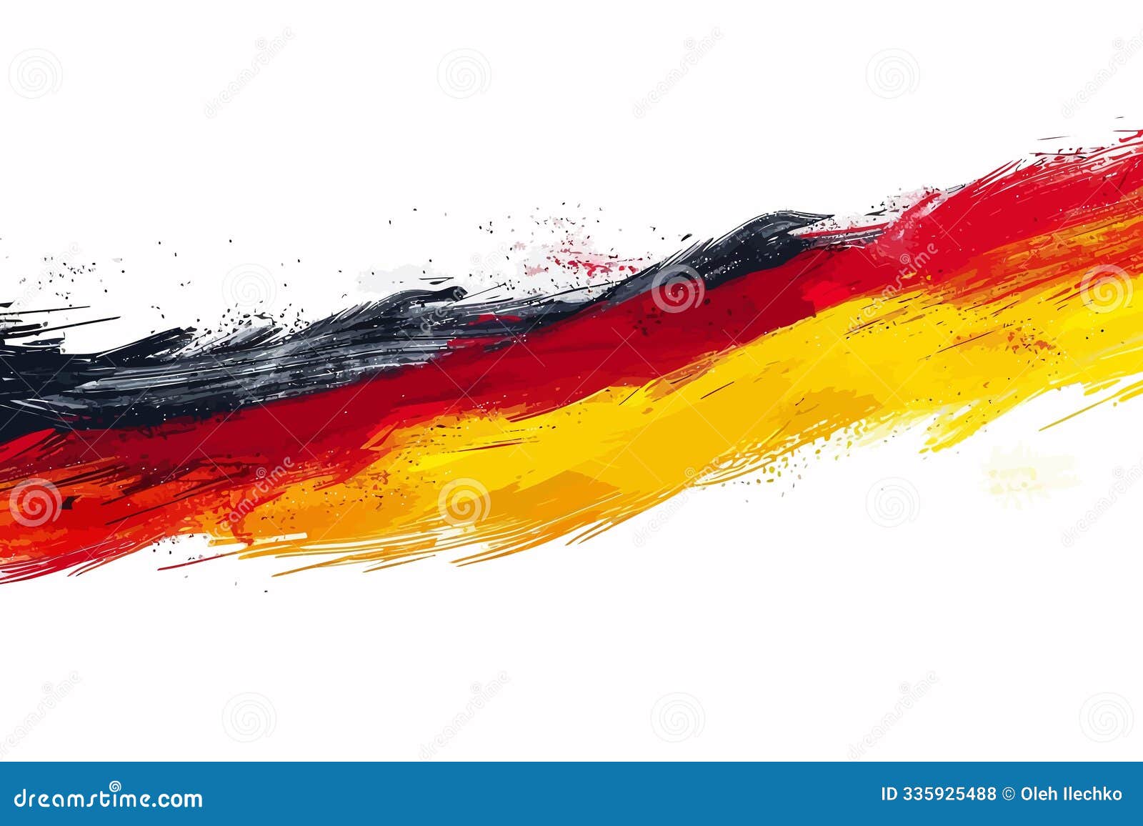 Abstract German Flag Stock Image Isolated Vector Style Stock Vector ...