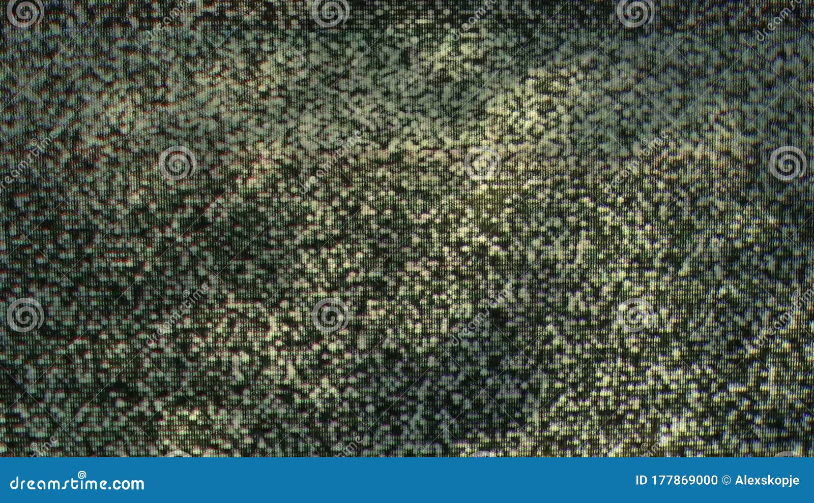 Abstract Ghost Flickering in Television Tv Static Signal Stock Footage ...