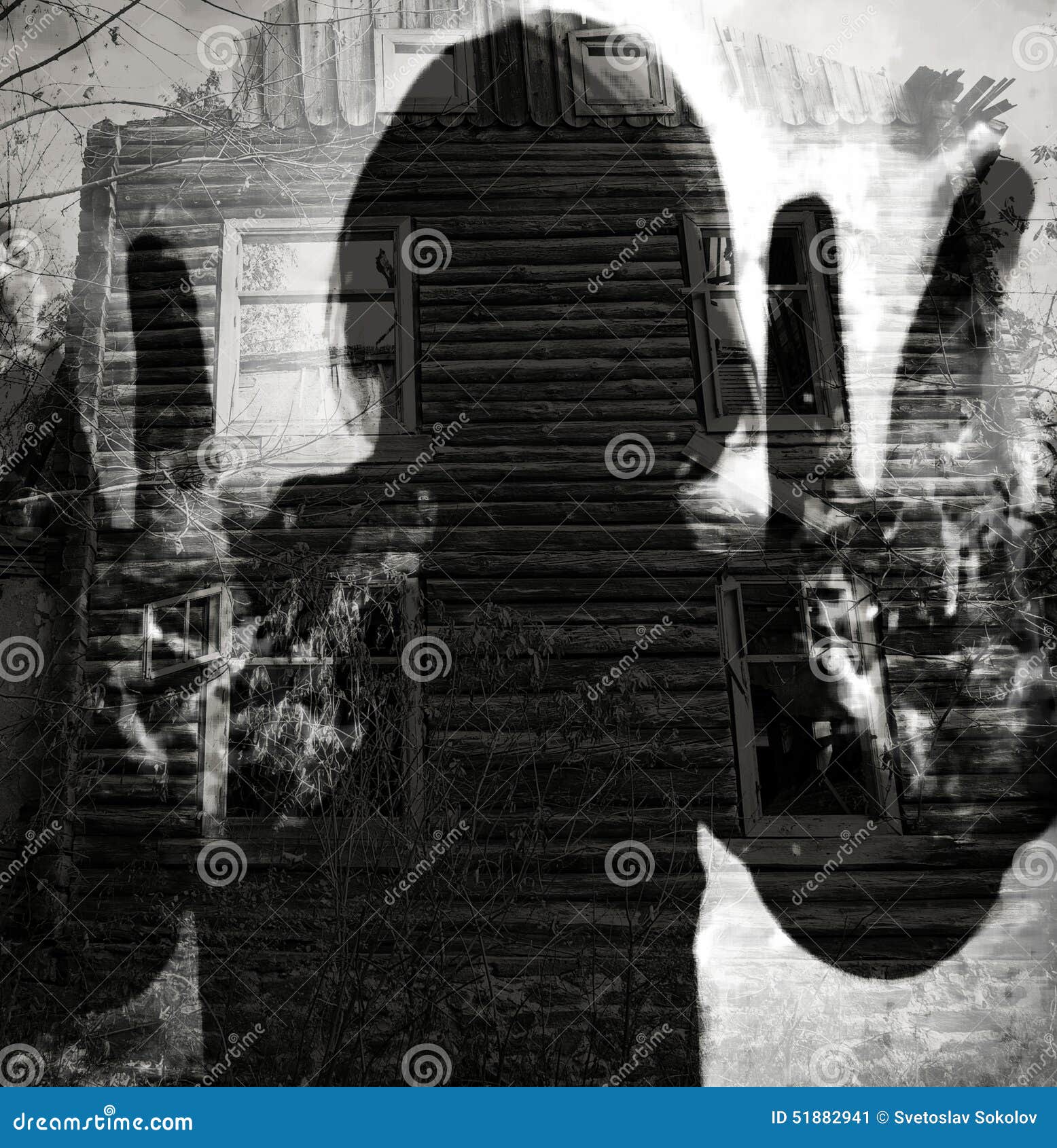 Abstract ghost stock image. Image of horror, evil, ghostly - 51882941