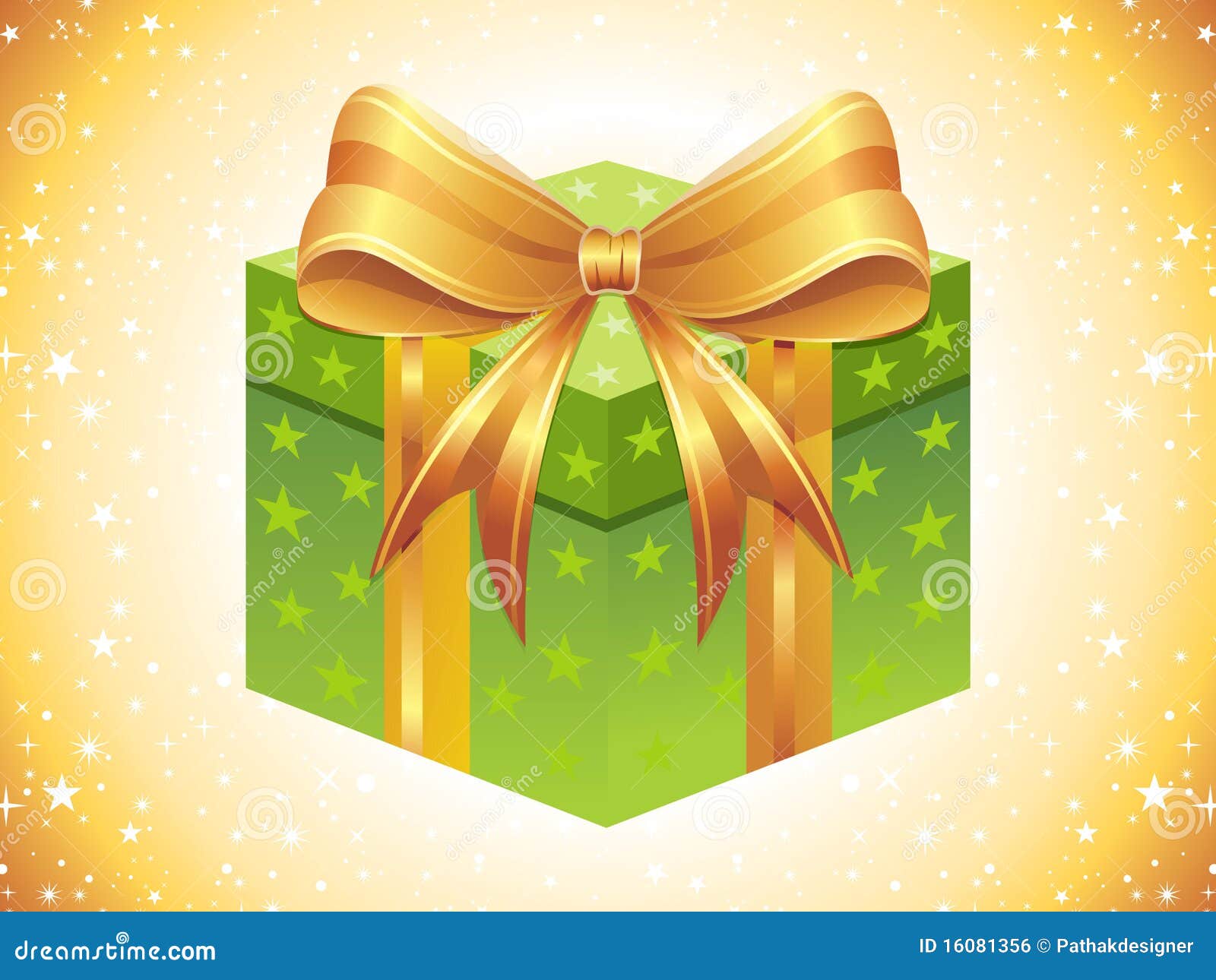 Abstract gift box stock vector. Illustration of stars - 16081356