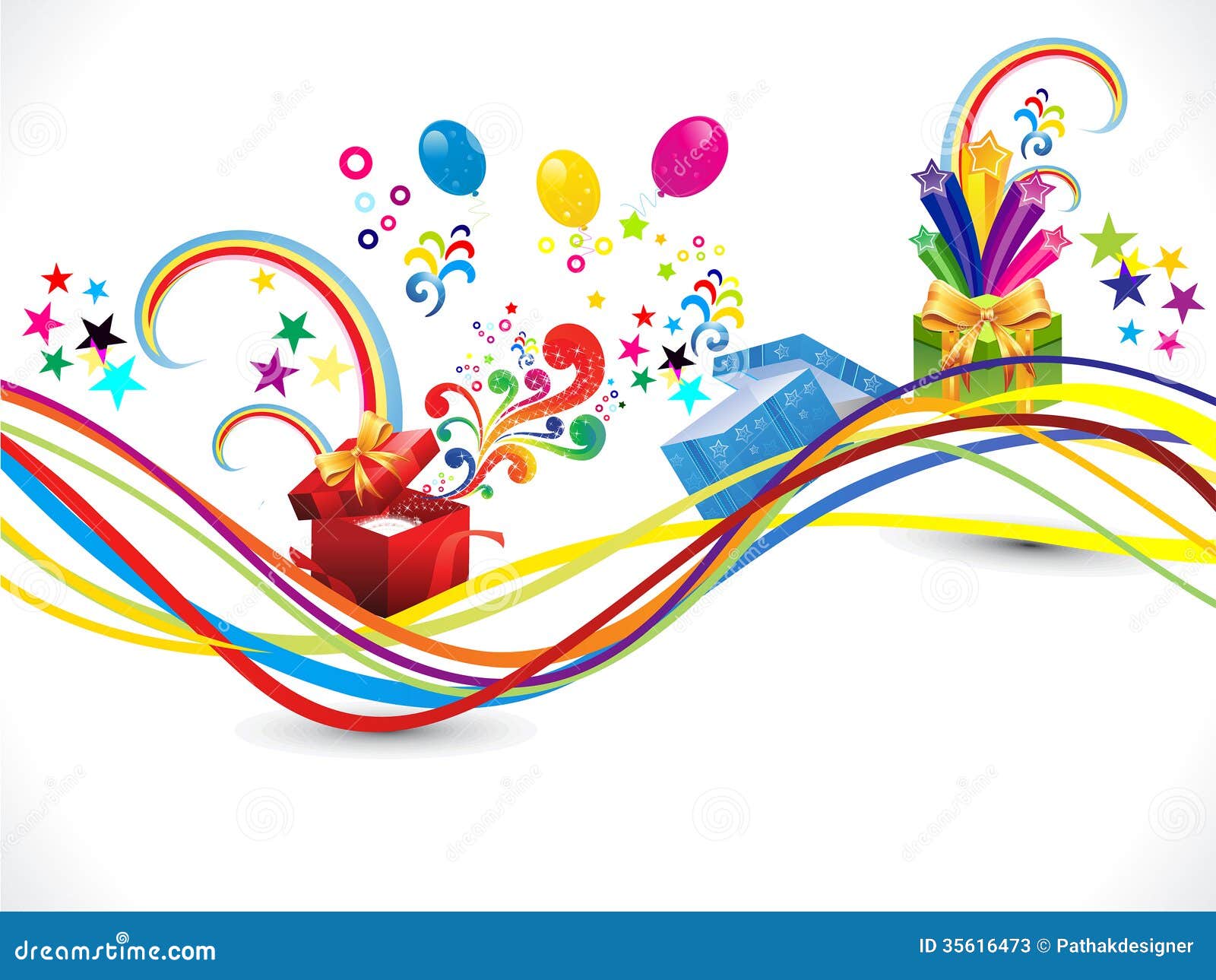 Abstract Gift Wave Background Stock Vector - Illustration of abstract ...