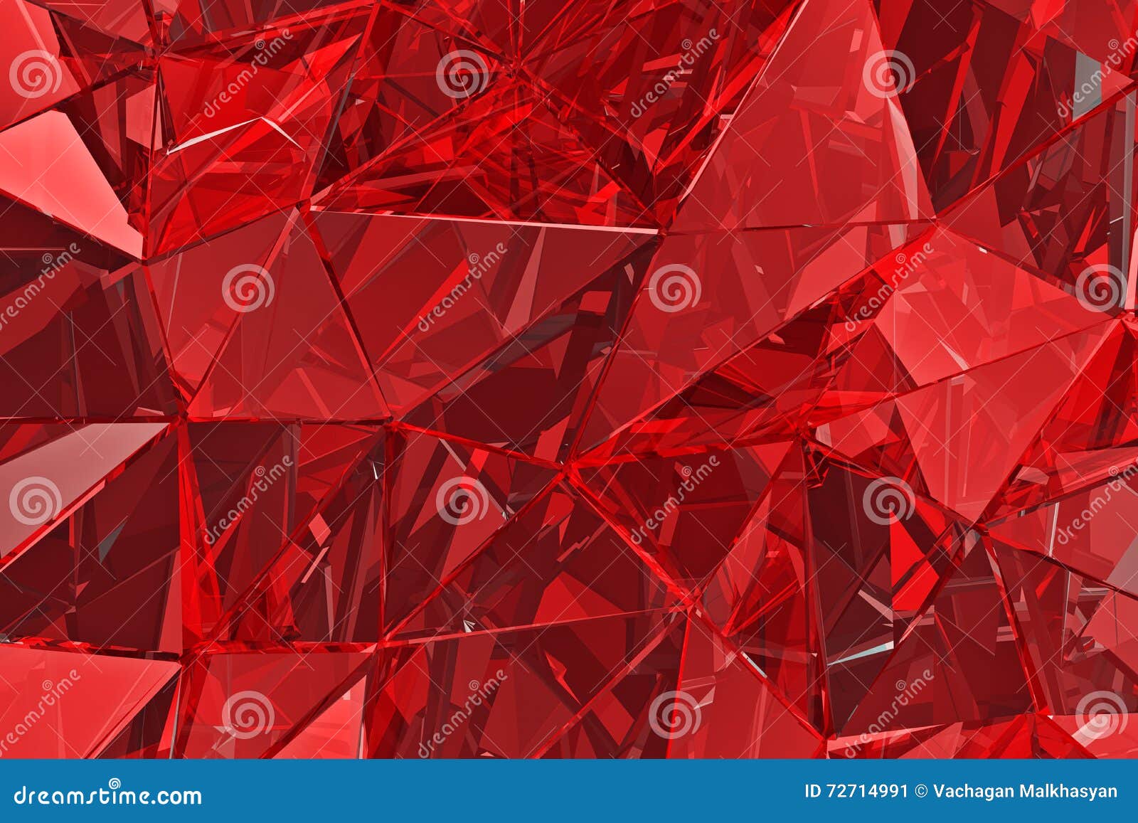 Abstract Glass Background. 3D Render. Polygonal Surface Stock ...