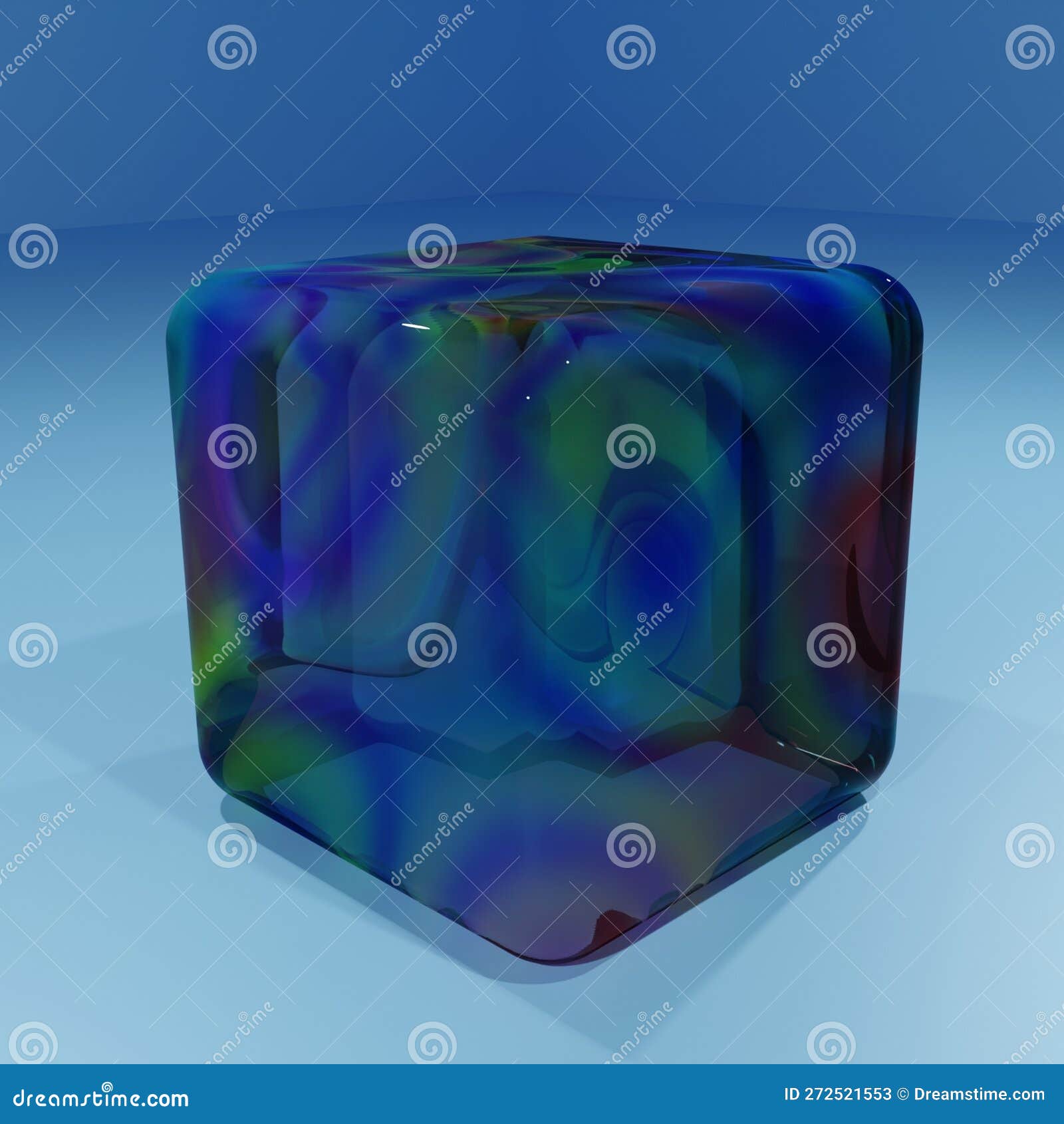 Abstract Glass Cube Gradation Background Wallpaper Stock Illustration ...