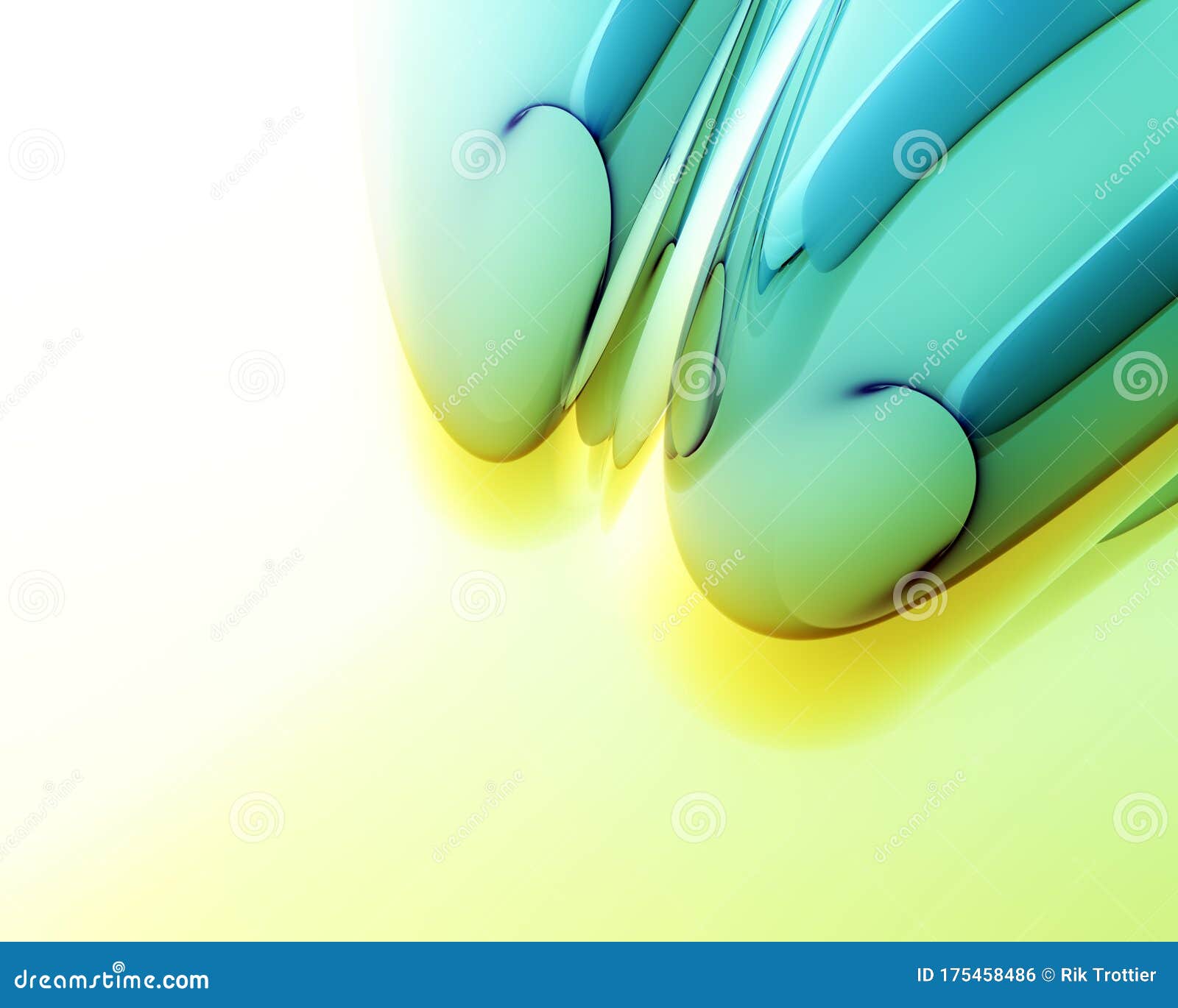 Abstract Glass Organic Shape Stock Illustration - Illustration of ...
