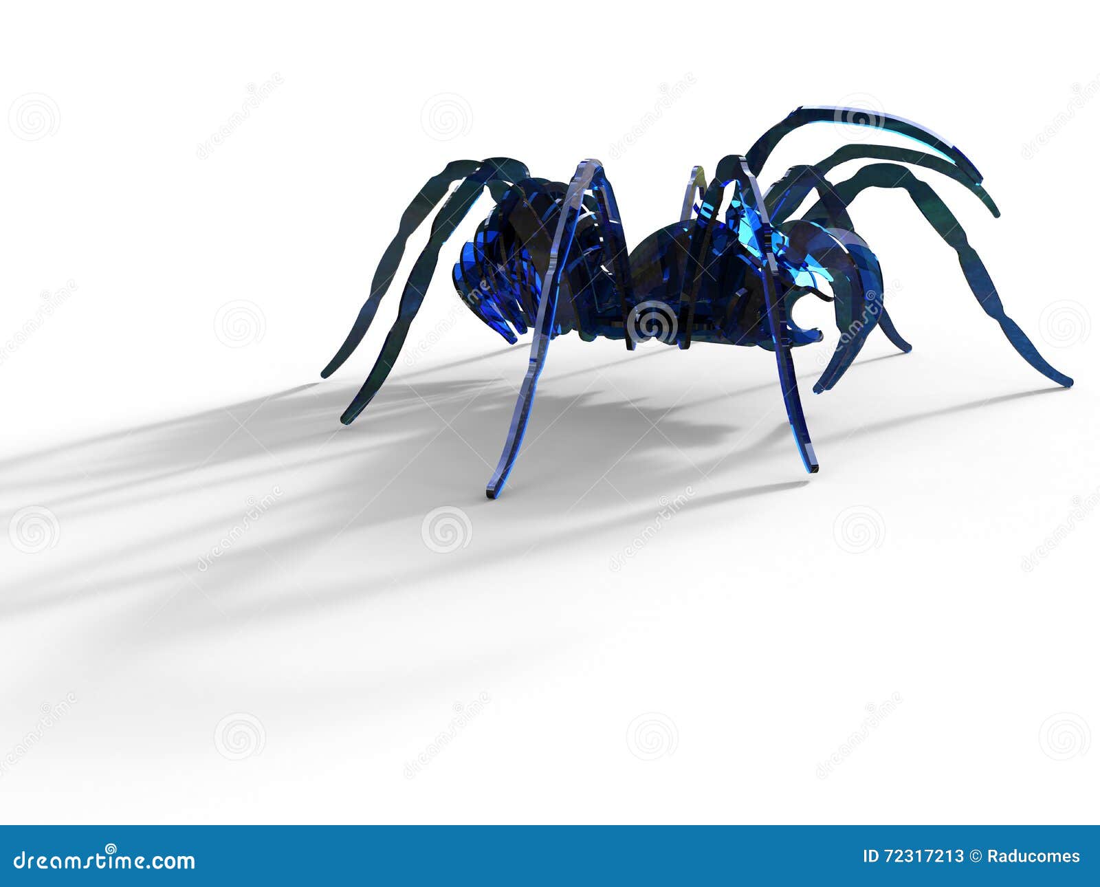 Abstract glass spider stock illustration. Illustration of eight - 72317213