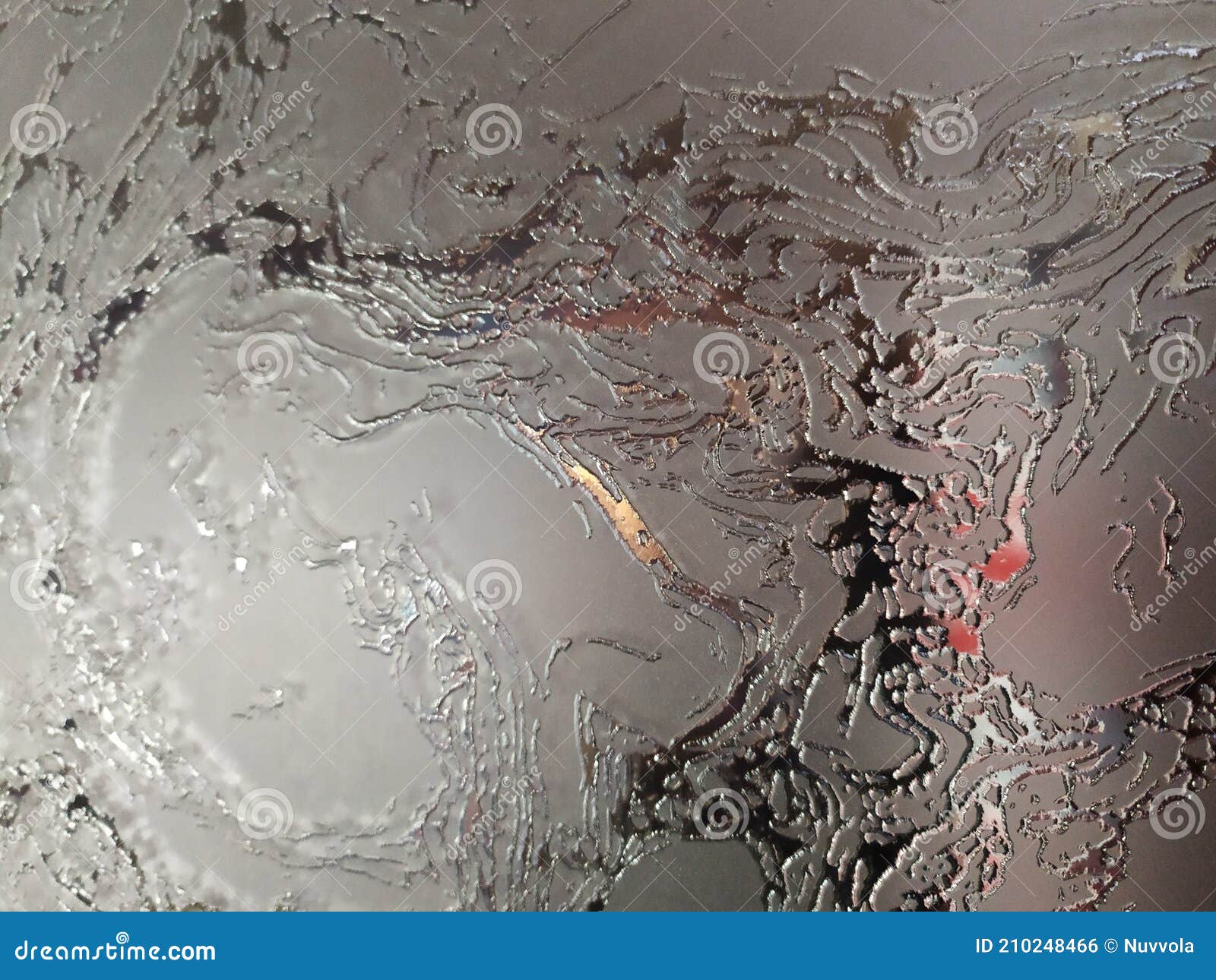 Abstract Glass Texture, Reflections and Waves Stock Photo - Image of ...