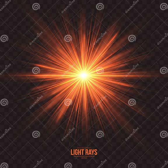 Abstract Gleaming Light Rays Vector Background Stock Vector ...