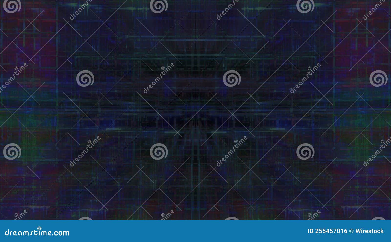 Abstract Glitch Art Grid Background Image. Stock Illustration ...
