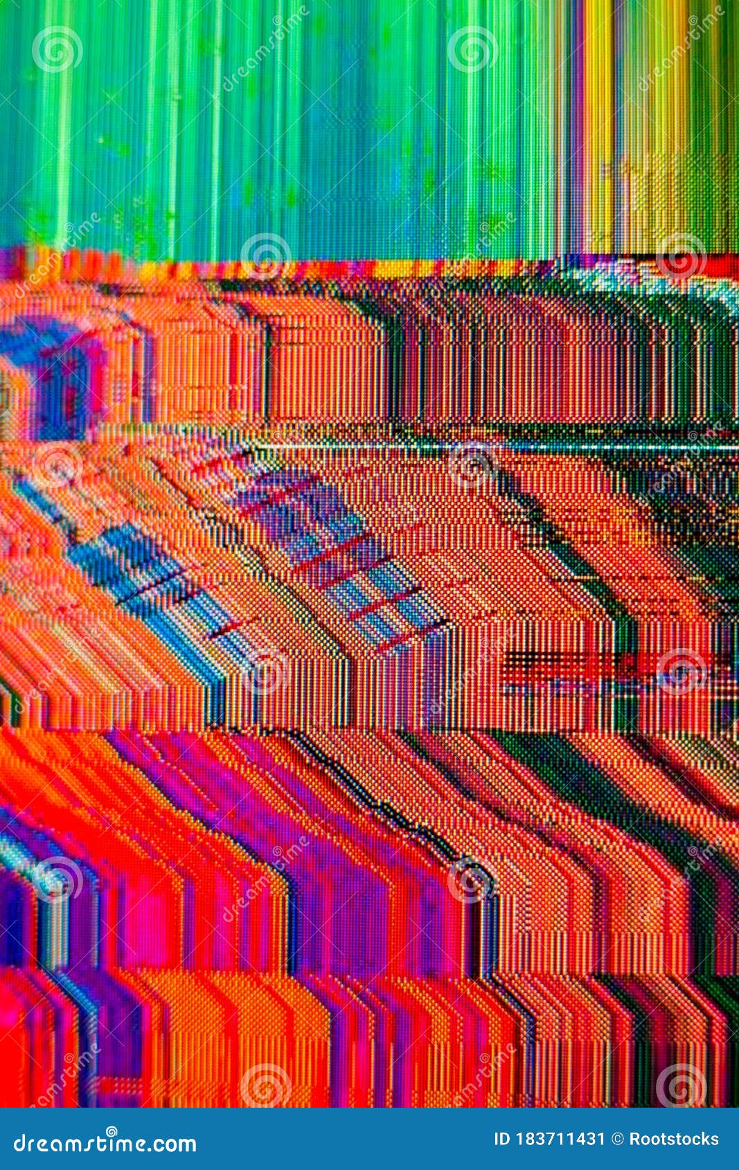 Abstract glitch background stock illustration. Illustration of display ...