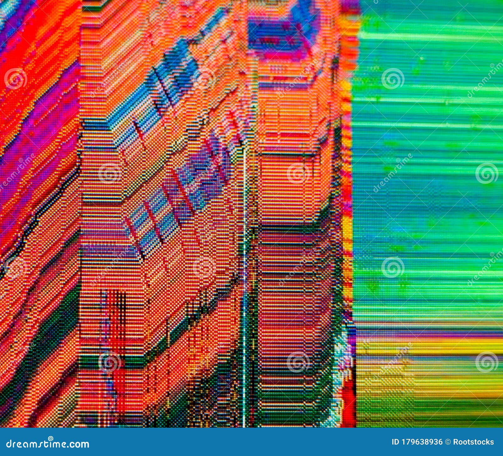 Abstract glitch background stock photo. Image of background - 179638936