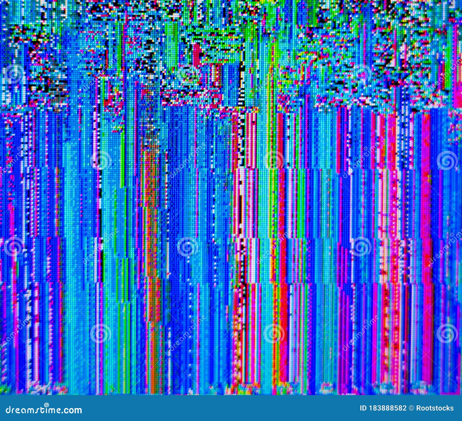 Abstract glitch background stock photo. Image of experimental - 183888582