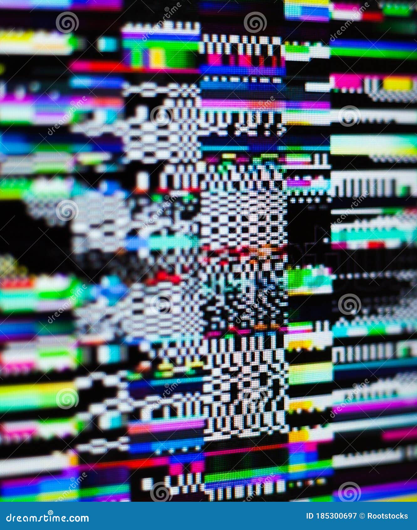Abstract glitch background stock image. Image of distortion - 185300697