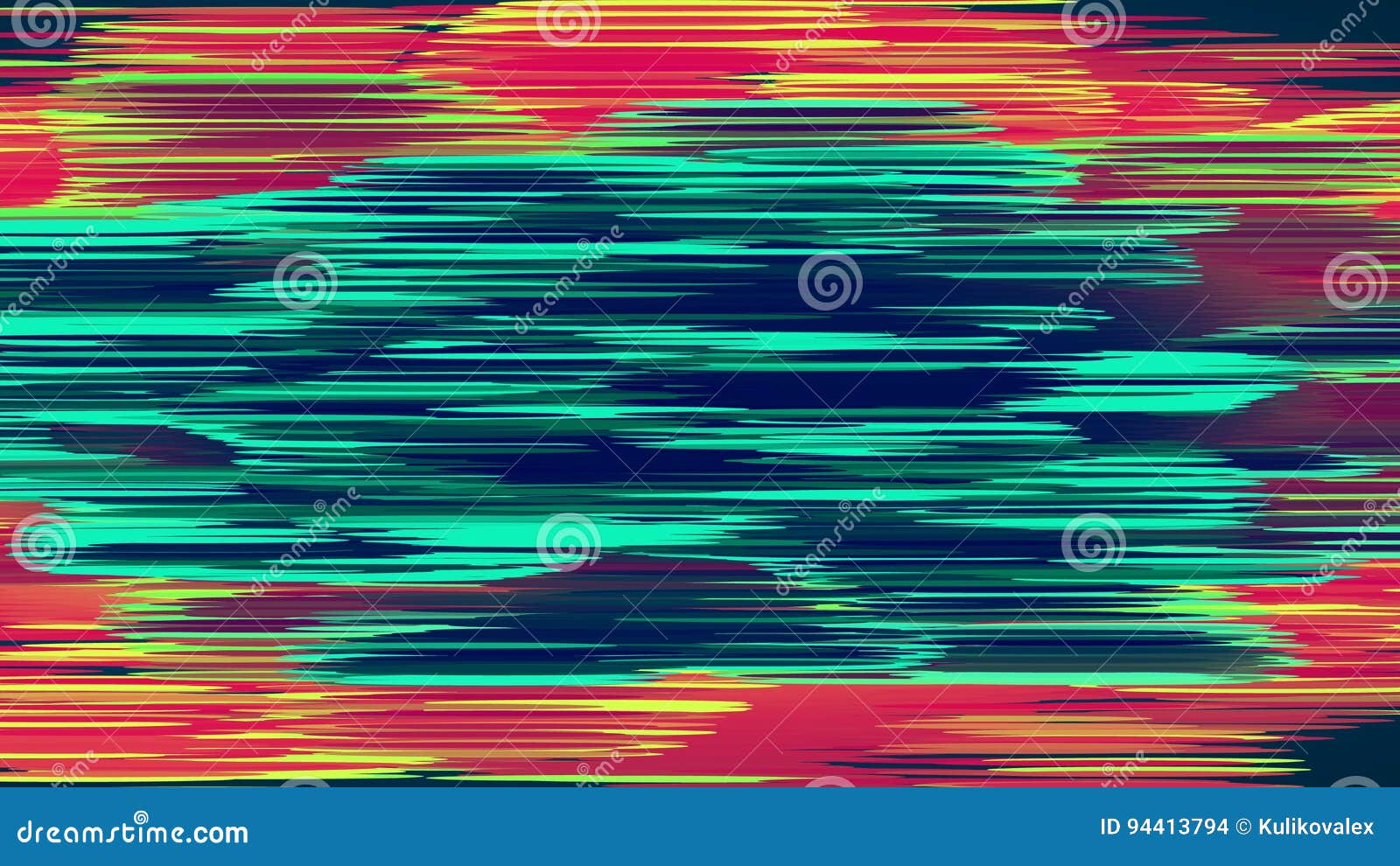 Abstract Glitch Background. Colorful Noise Pattern Stock Vector ...