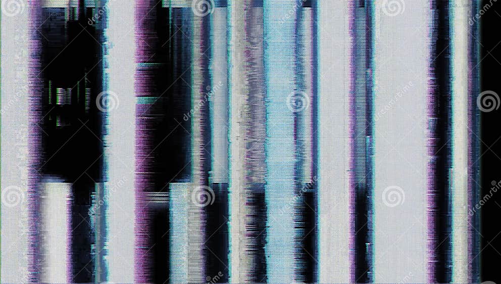 Abstract Glitch Background. Pixelated Texture Stock Illustration ...
